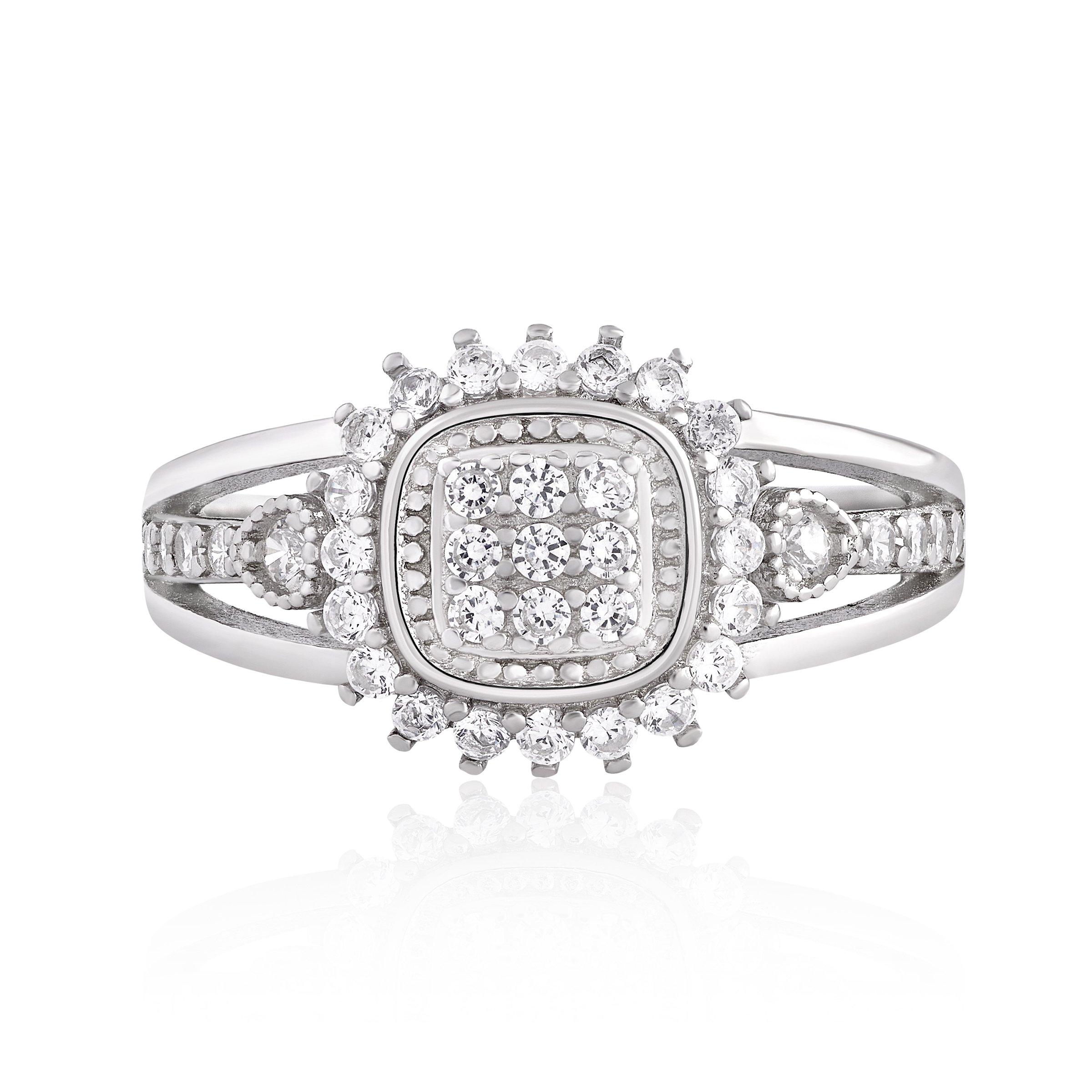 Sterling Silver Split Shank Ring (3196357) | Sterling Silver