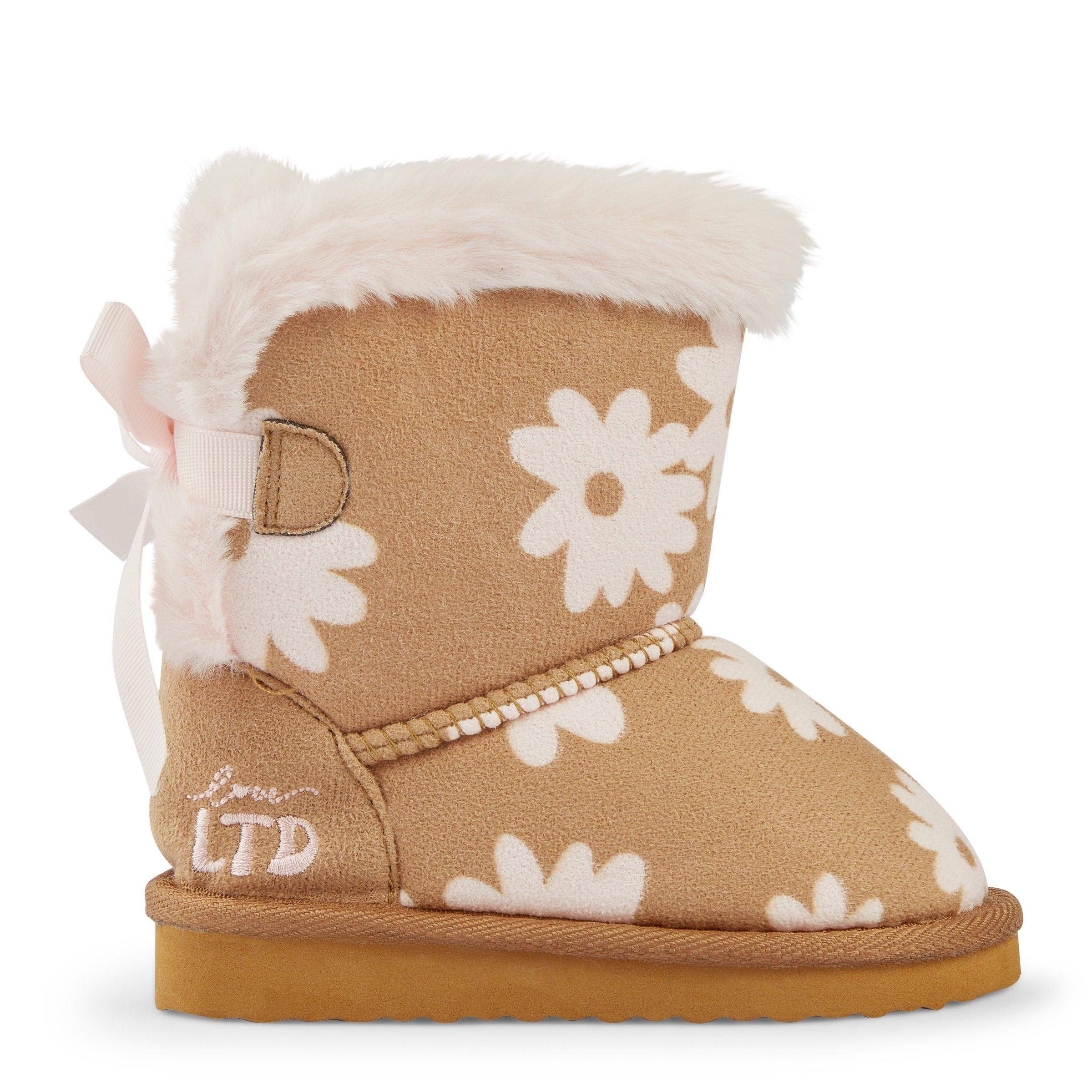 Baby Girls Camel Microfibre Boots (3196514) | LTD Kids