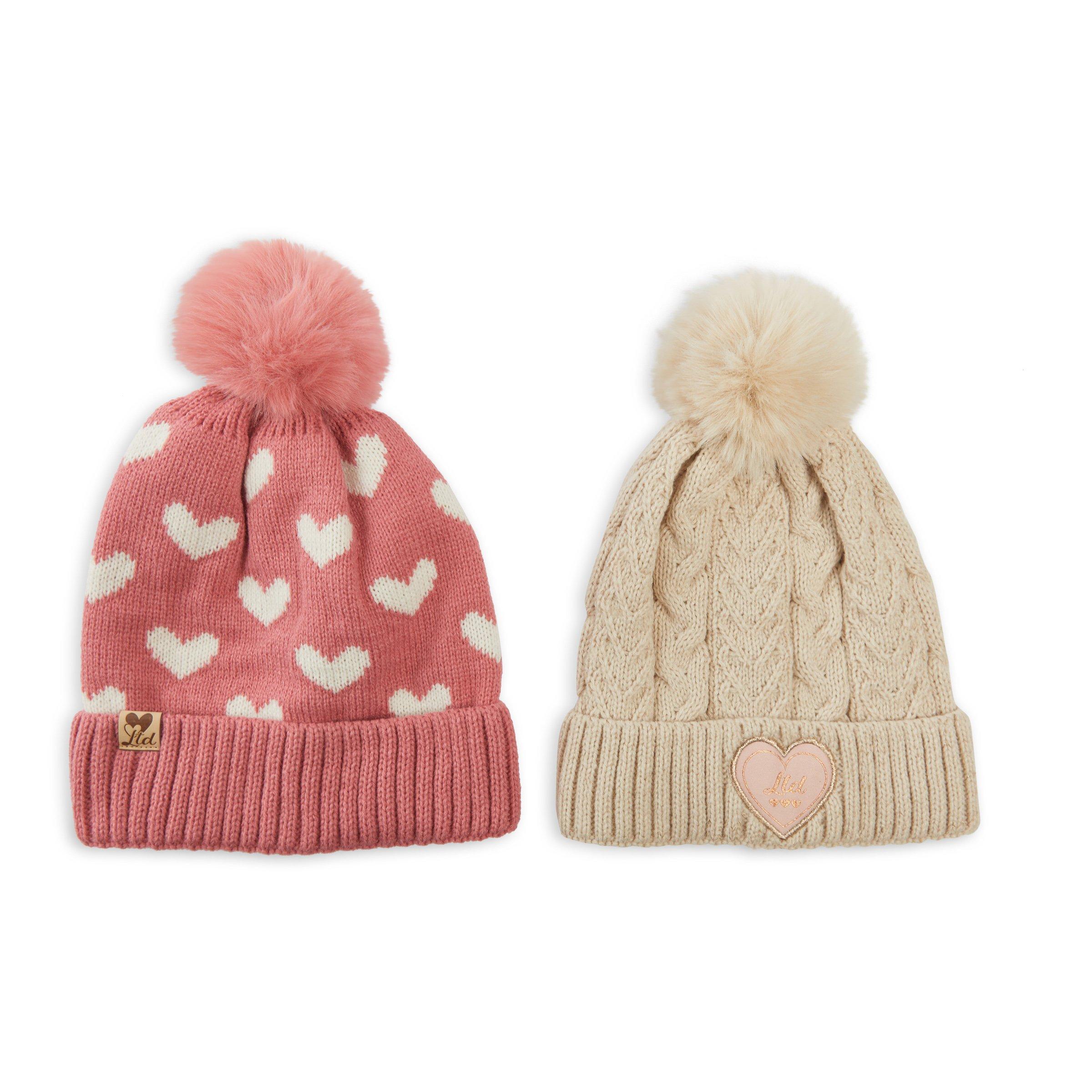 Kid Girls 2-pack Beanies (3196574) | LTD Kids