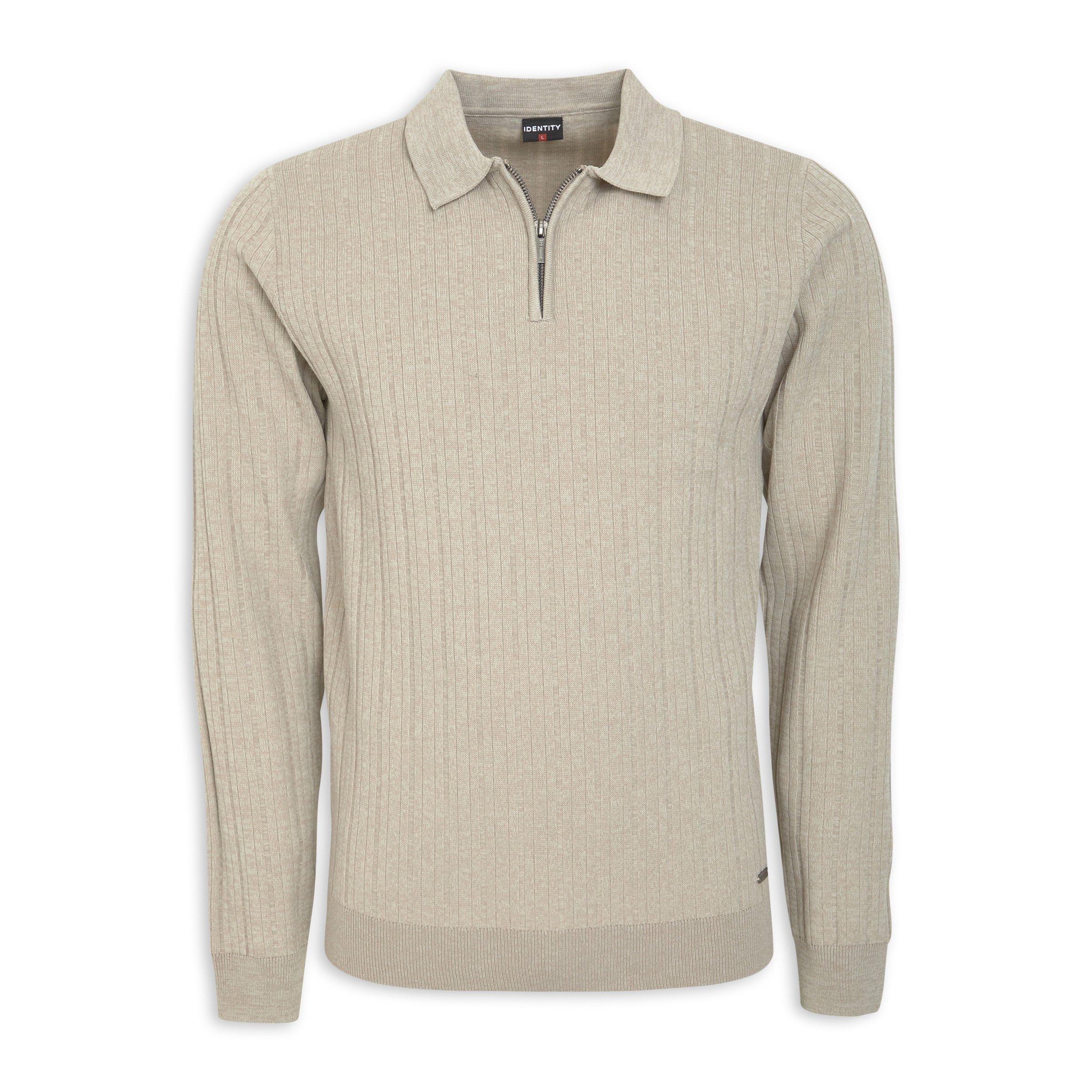 Beige Quarter-zip Jersey (3196783) | Identity