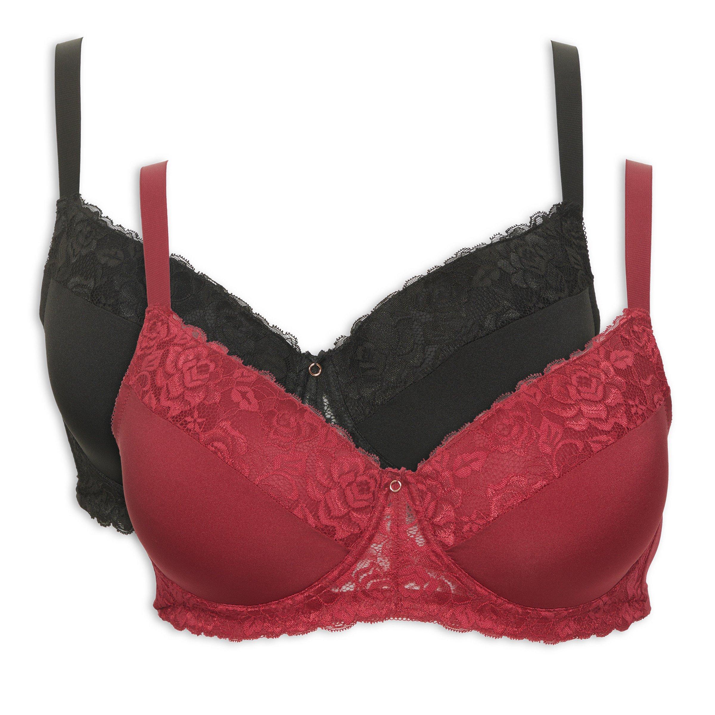 2-pack Padded Plunge Bras (3196789) | Truworths