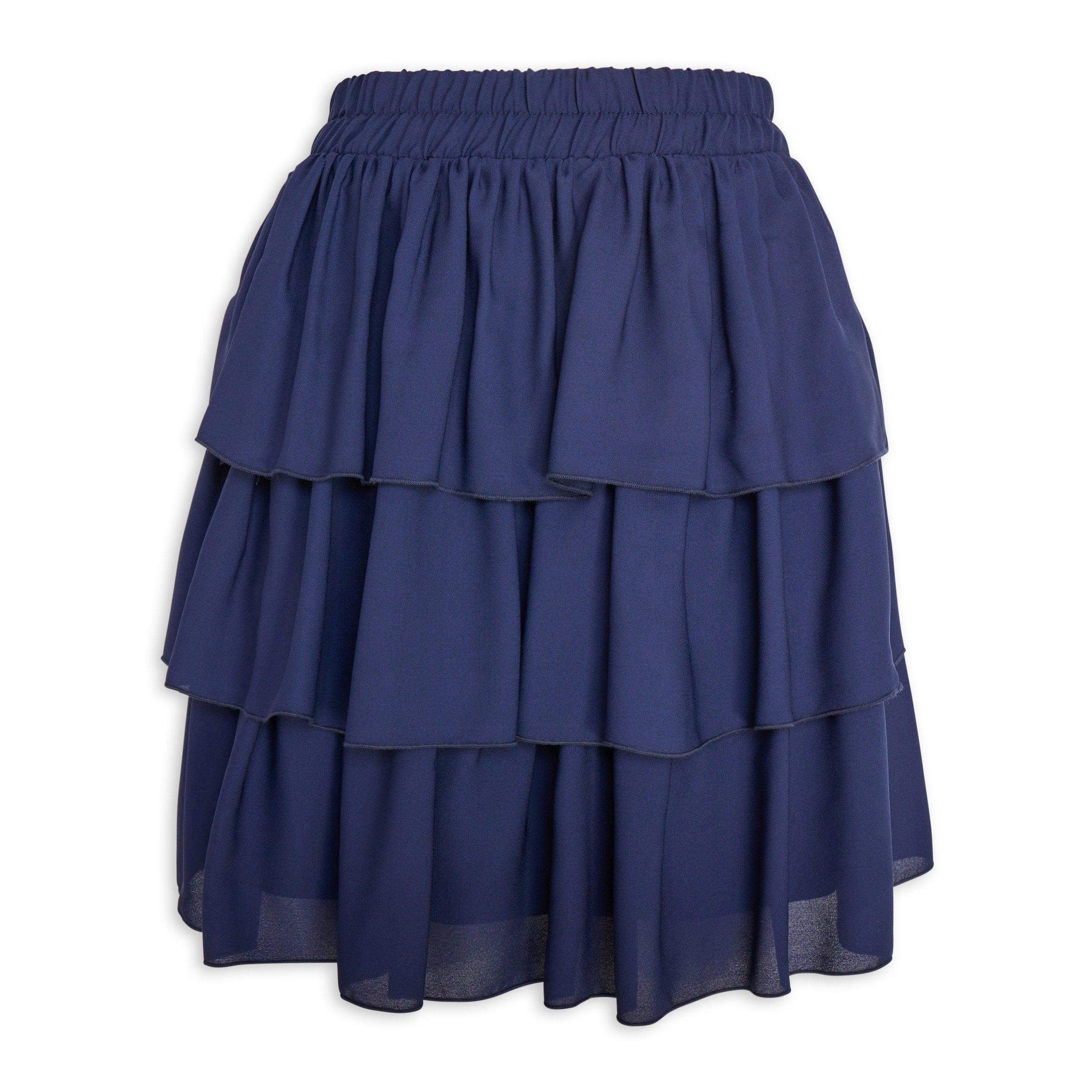 Navy Tiered Skirt (3196882) | Inwear