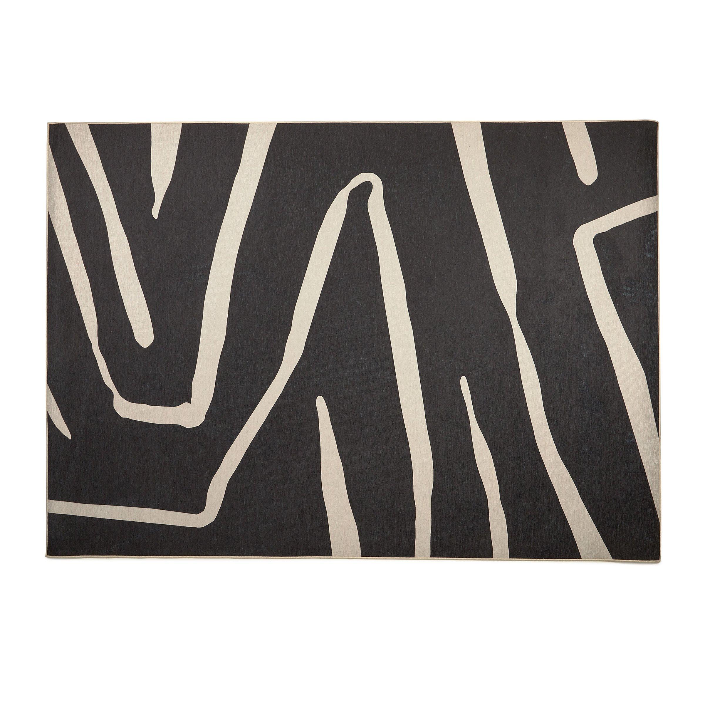 Black Abstract Rug 230x160cm (3197155) | Loads of Living