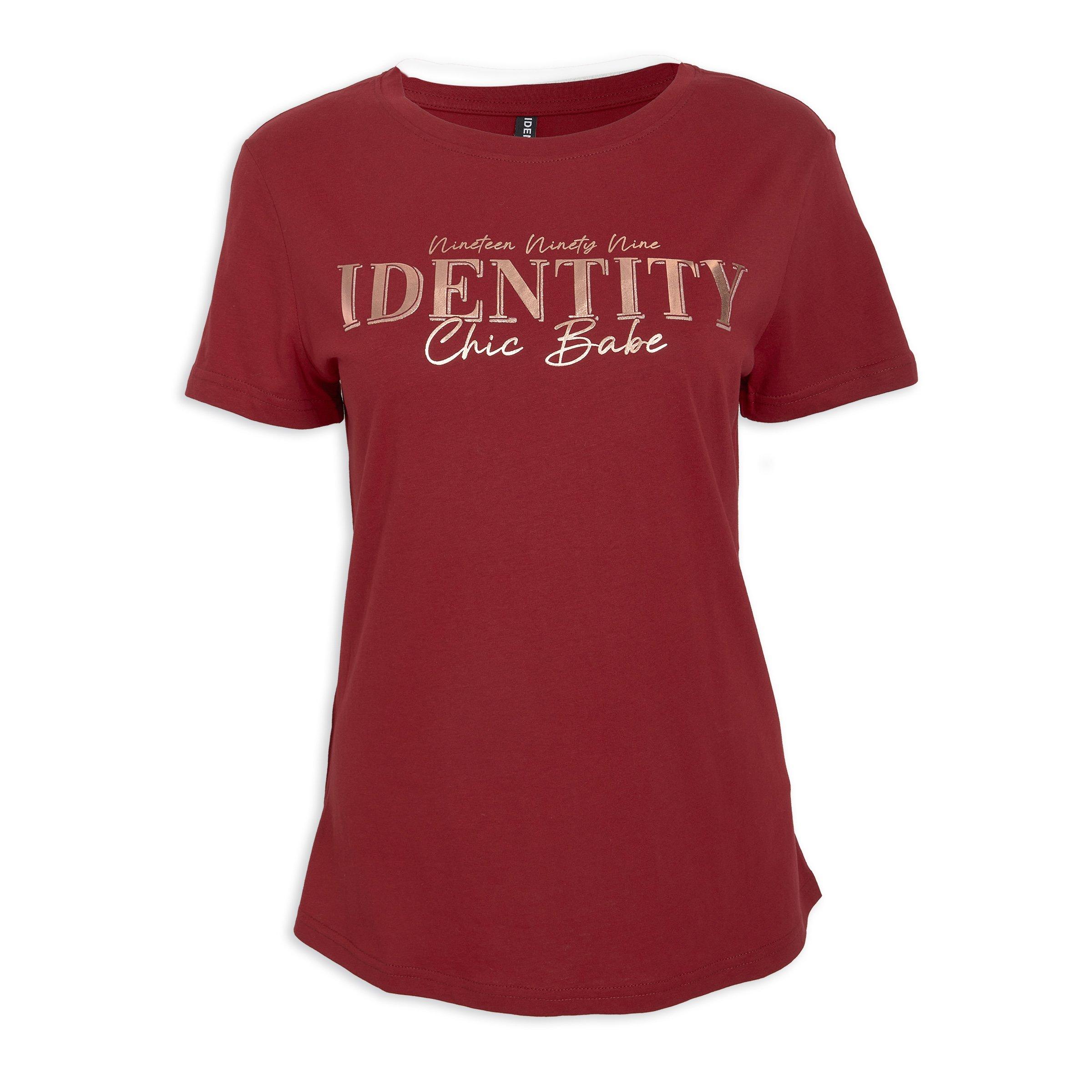 Red Relaxed T-shirt (3197215) | Identity