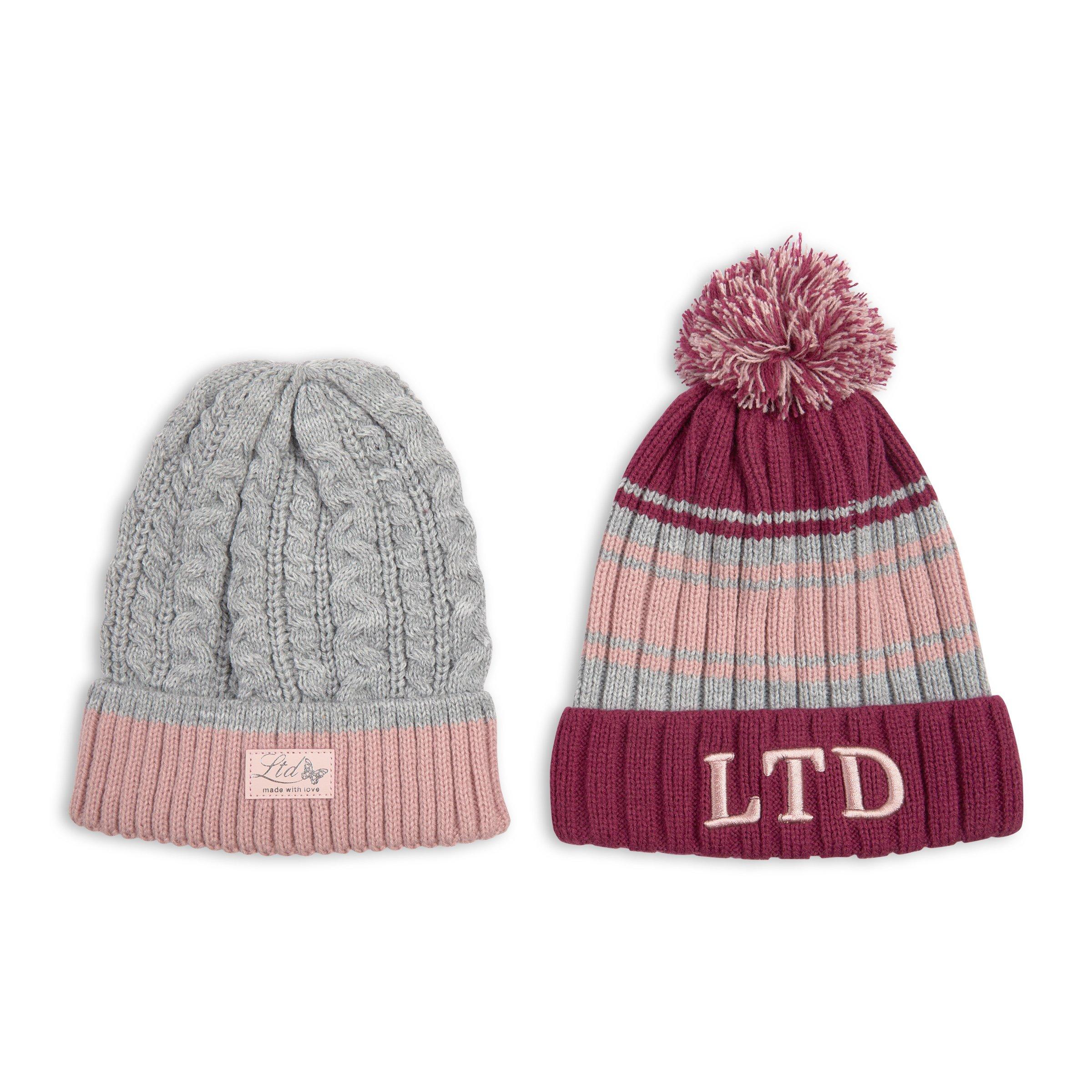Kid Girls 2-pack Beanies (3197630) | LTD Kids