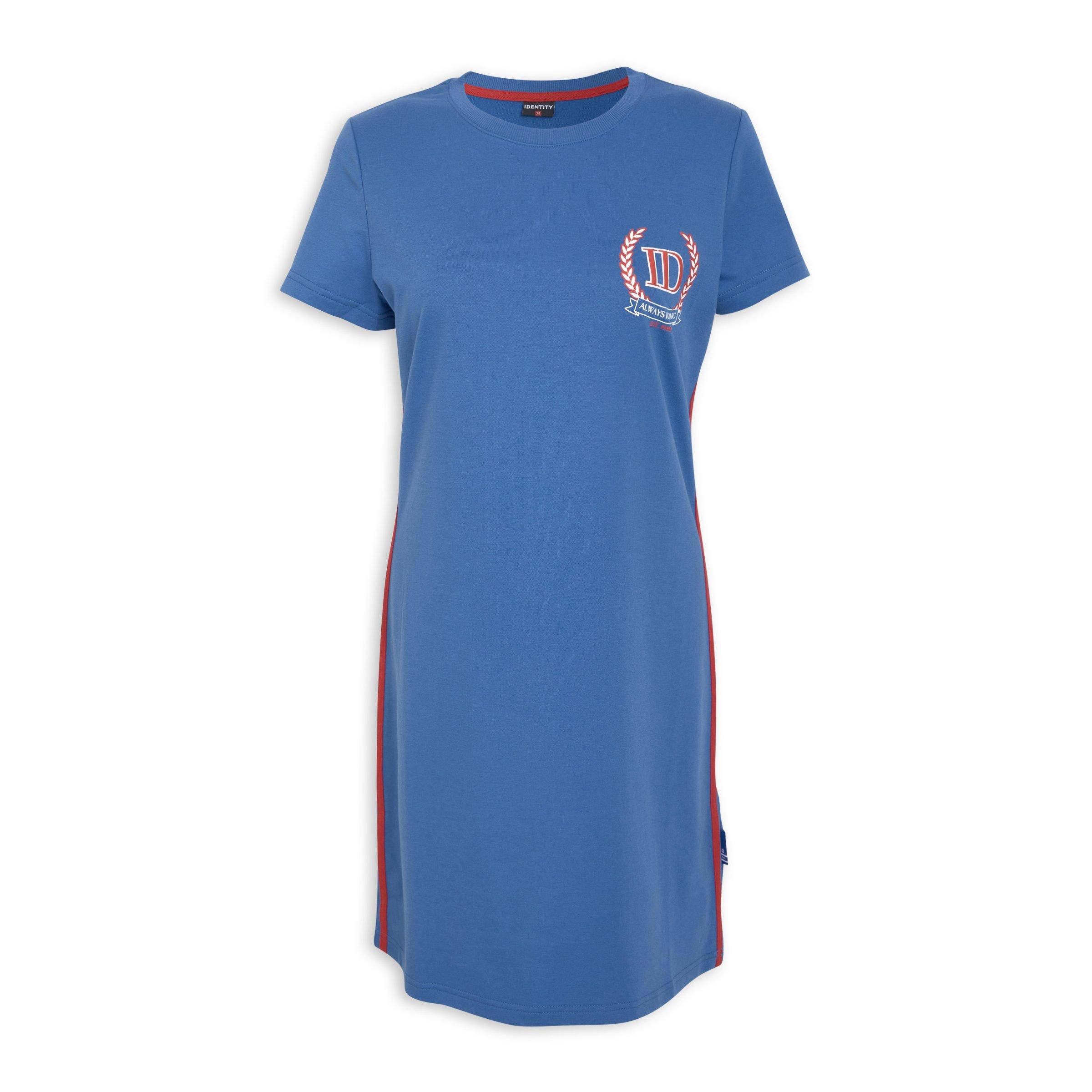 Blue T-shirt Dress (3197680) | Identity