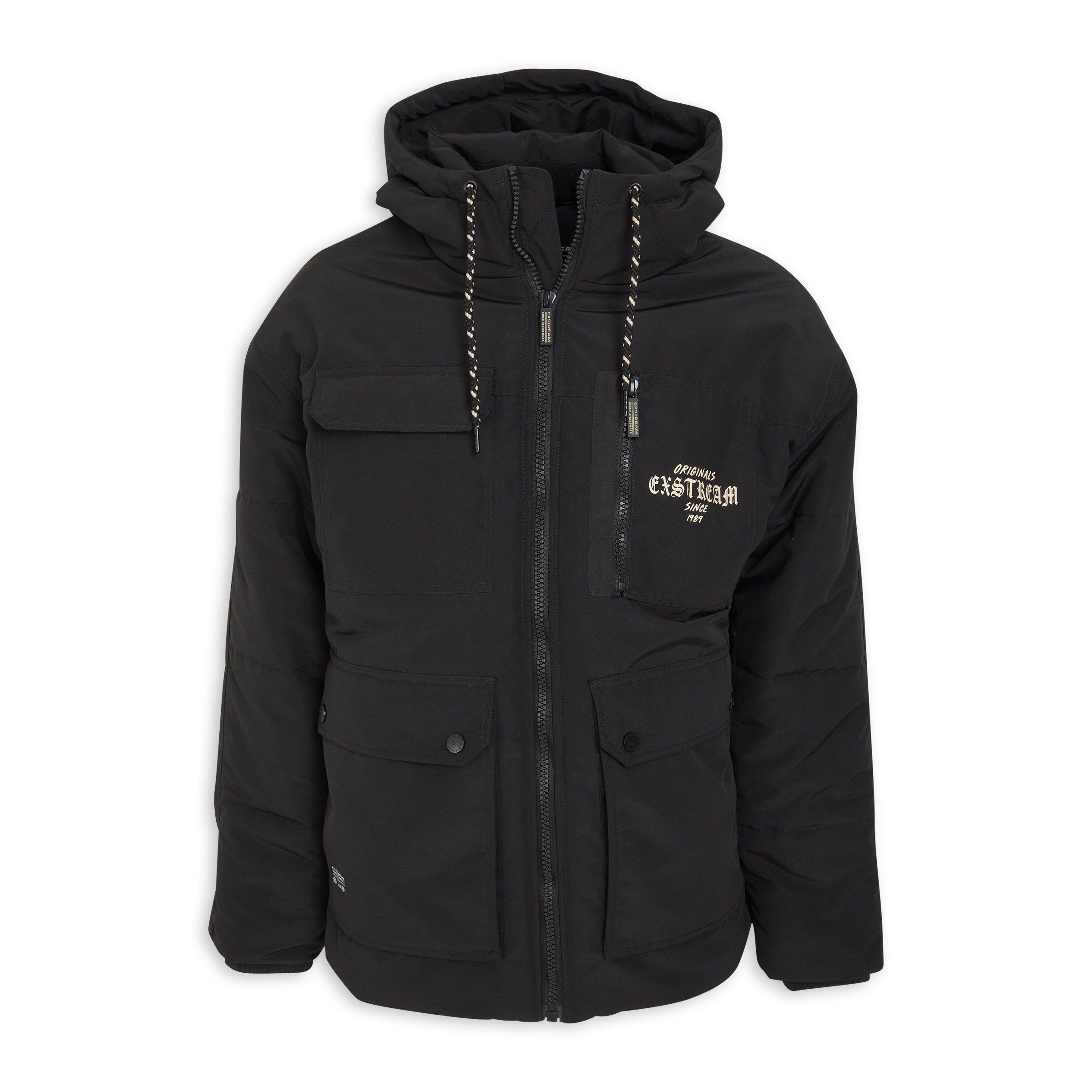 Black Utility Parka Jacket (3197817) | Exstream