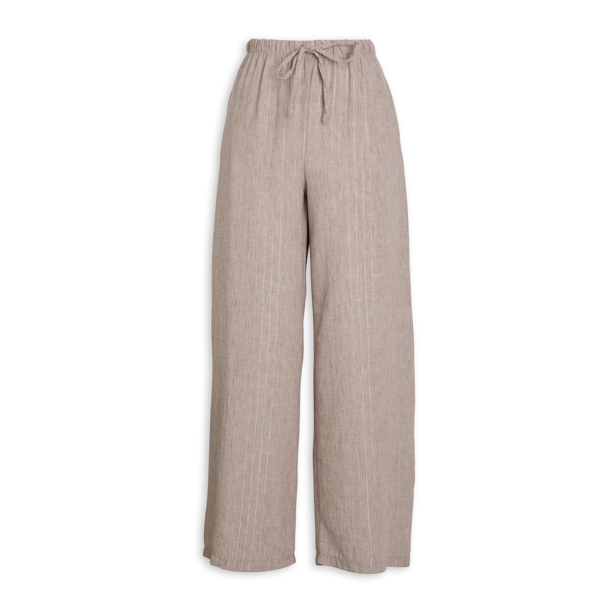 Beige Wide Leg Pants (3197889) | Identity