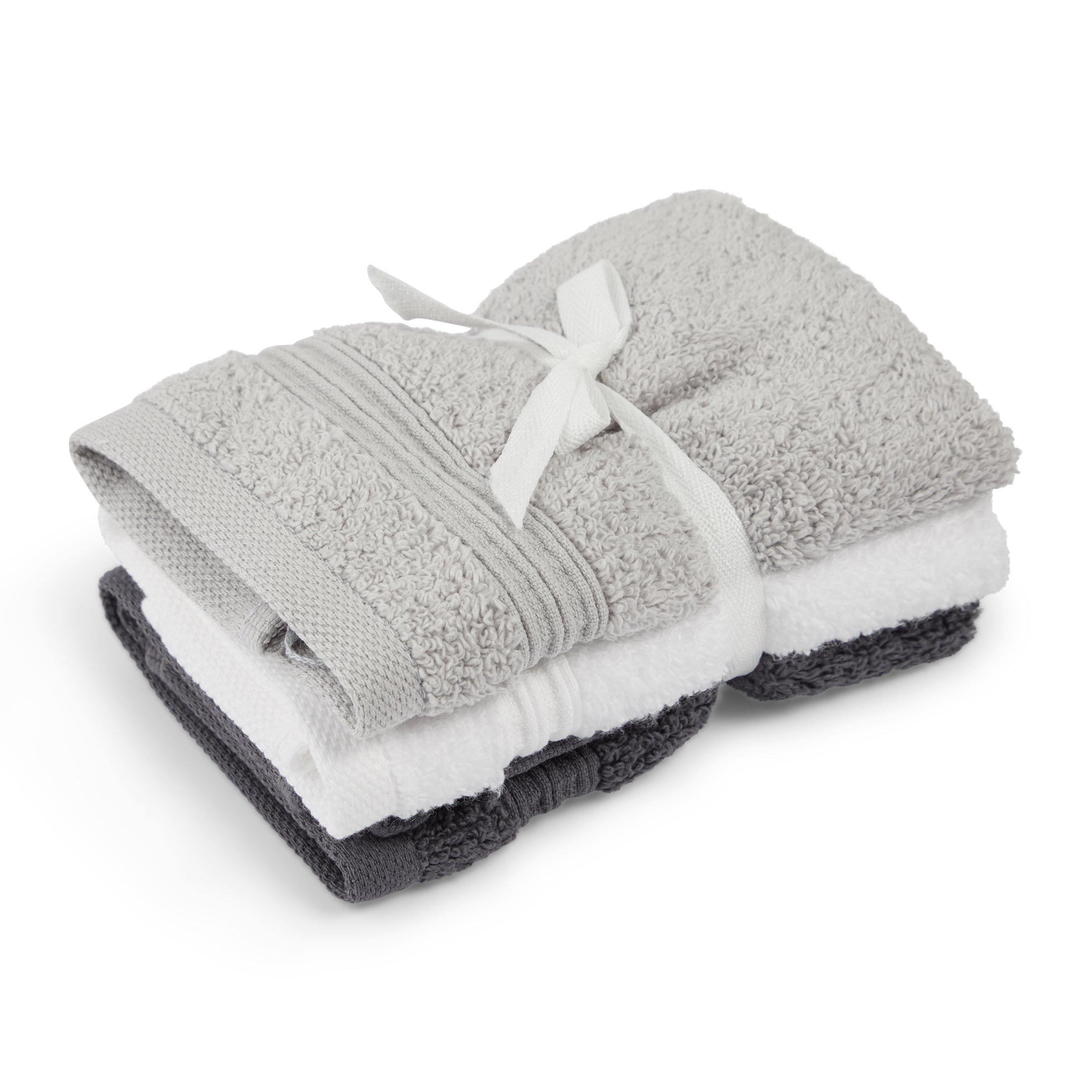 3-pack Face Cloths (3197969) | Loads of Living