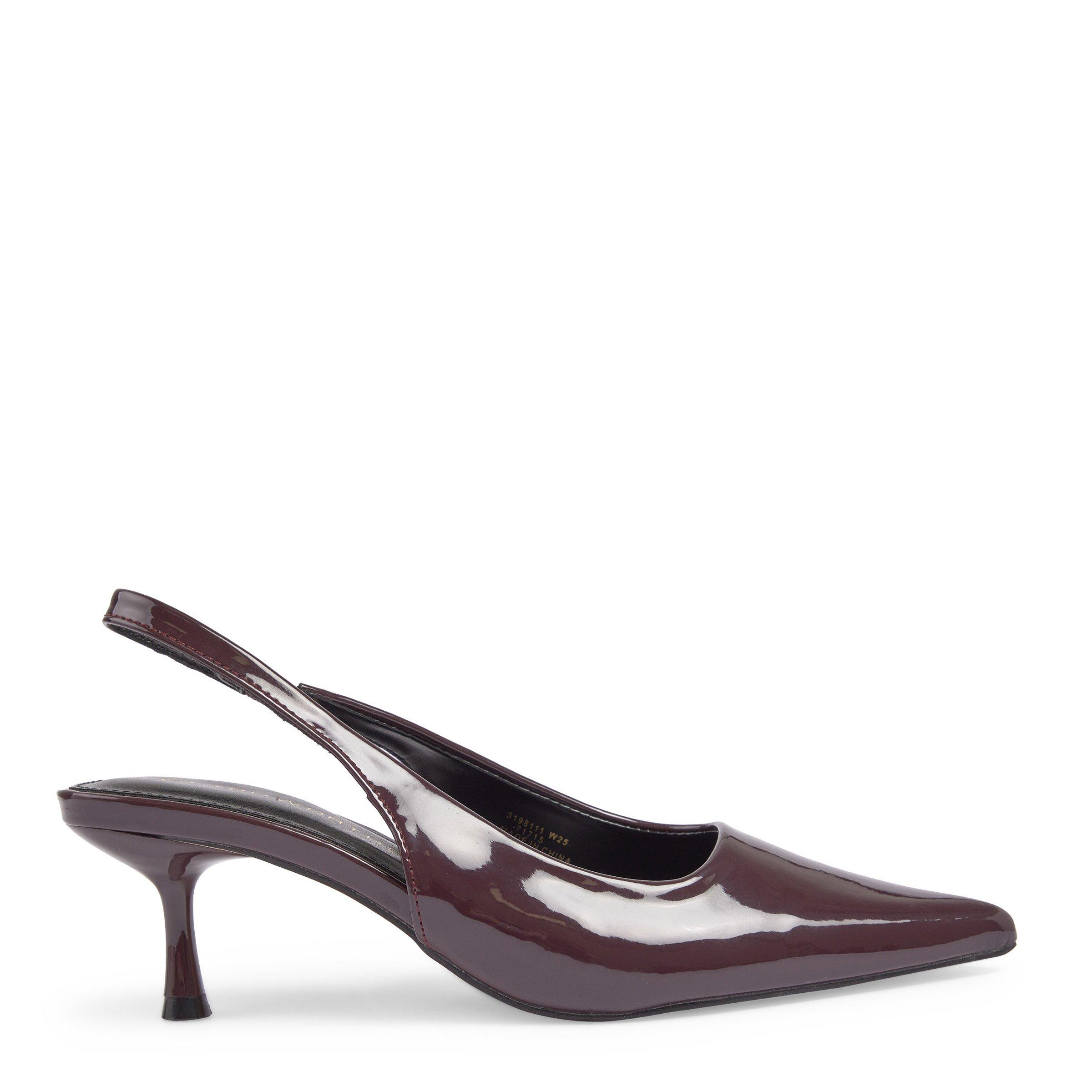 Maroon Slingback Heels (3198111) | Truworths