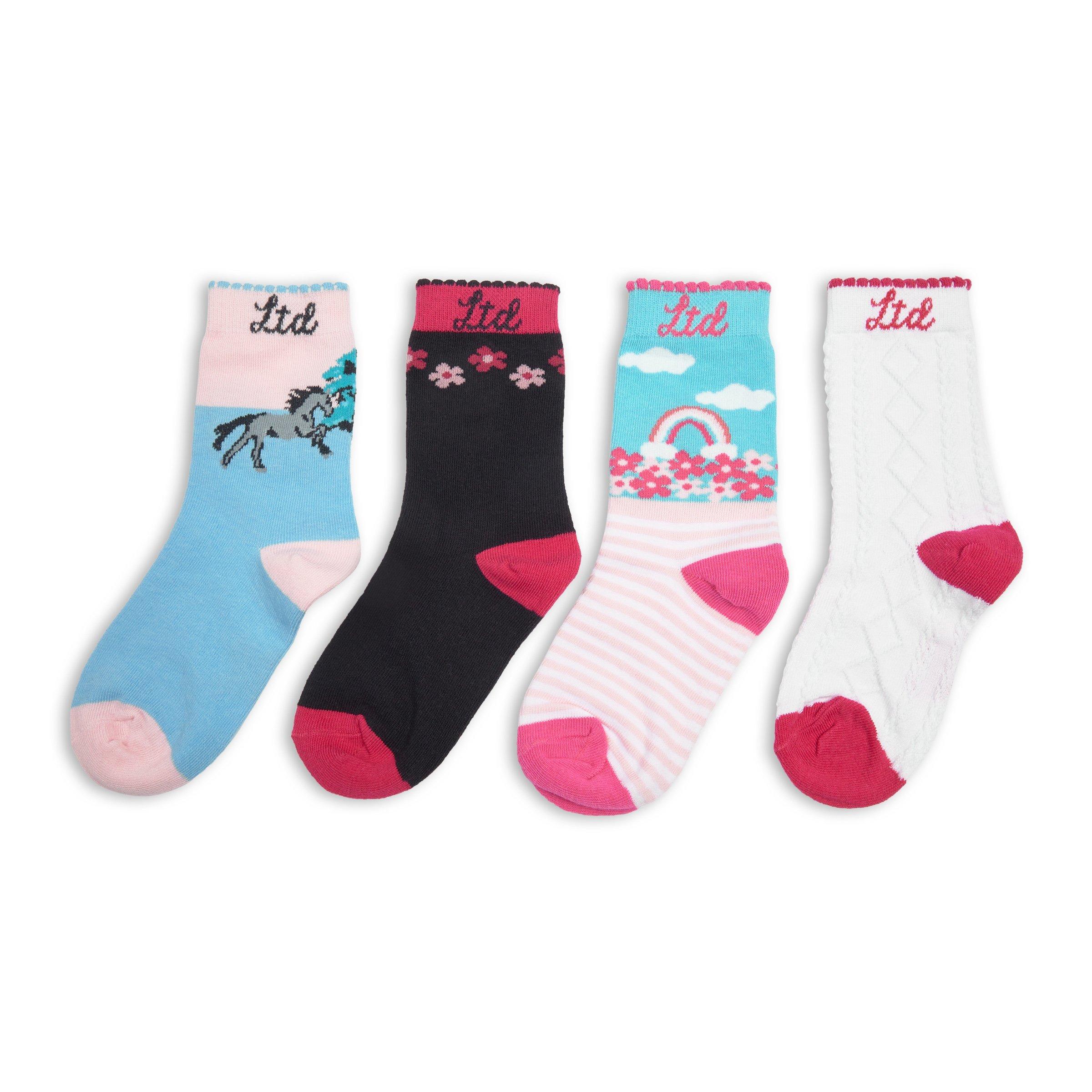 Girls 4-pack Socks (3198179) | LTD Kids