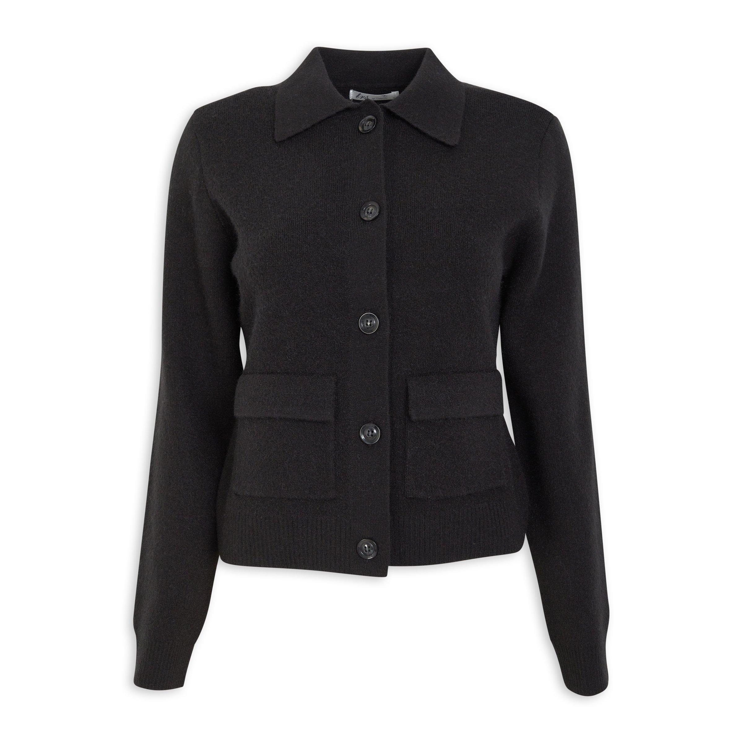 Black Button-through Cardigan (3198630) | TRS