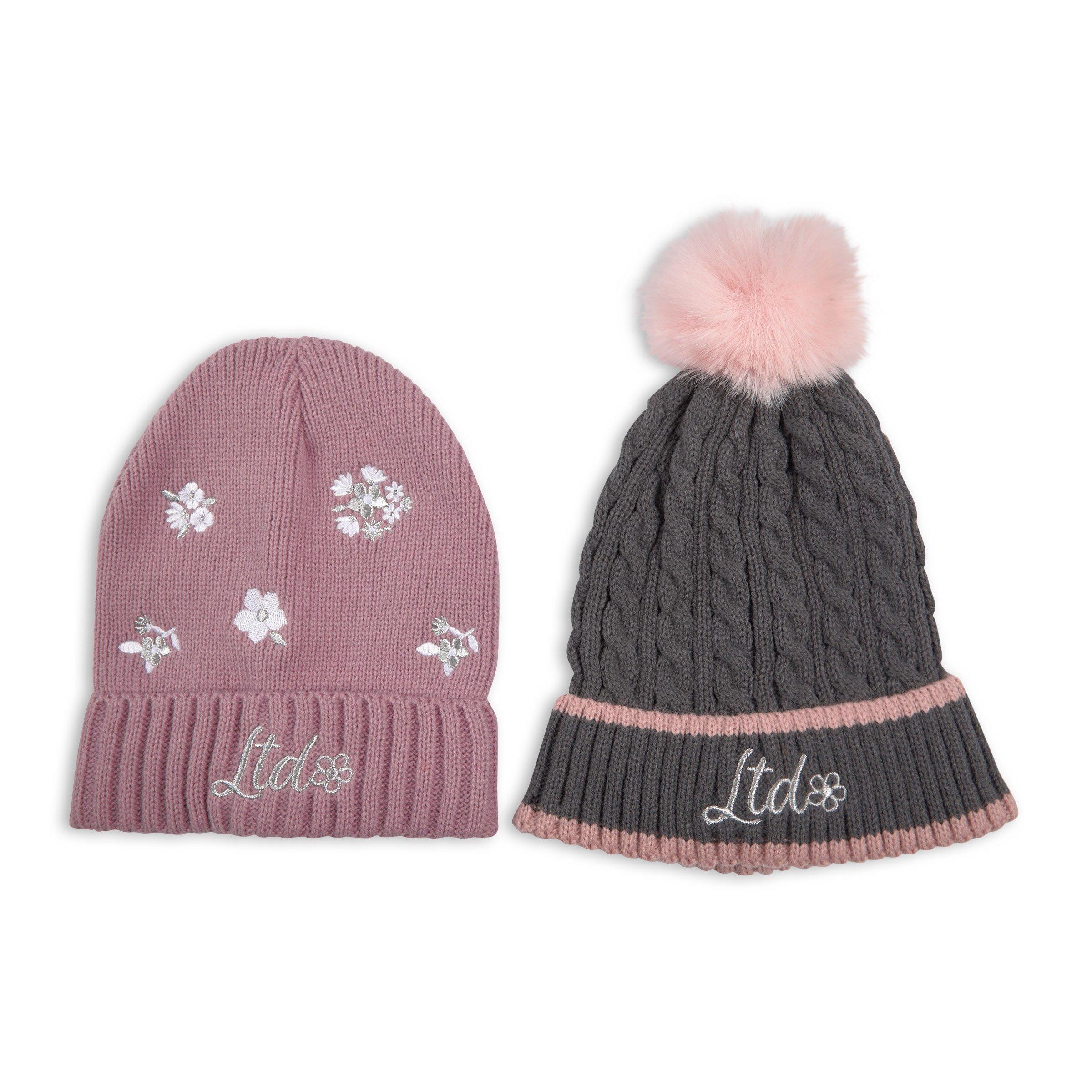 Kid Girls 2-pack Beanies (3198842) | LTD Kids