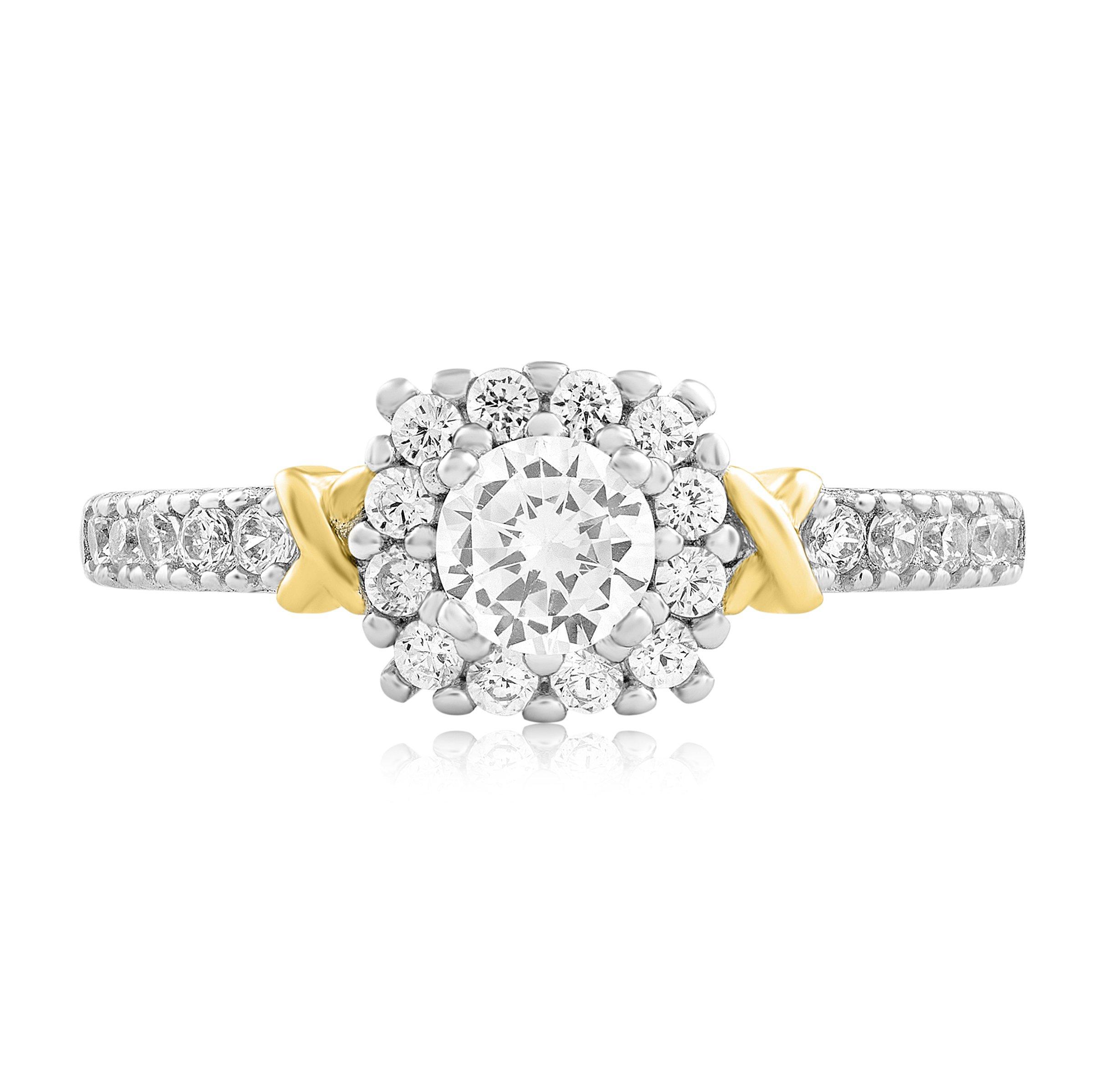 Sterling Silver Mini Cross Ring (3198859) | Sterling Silver