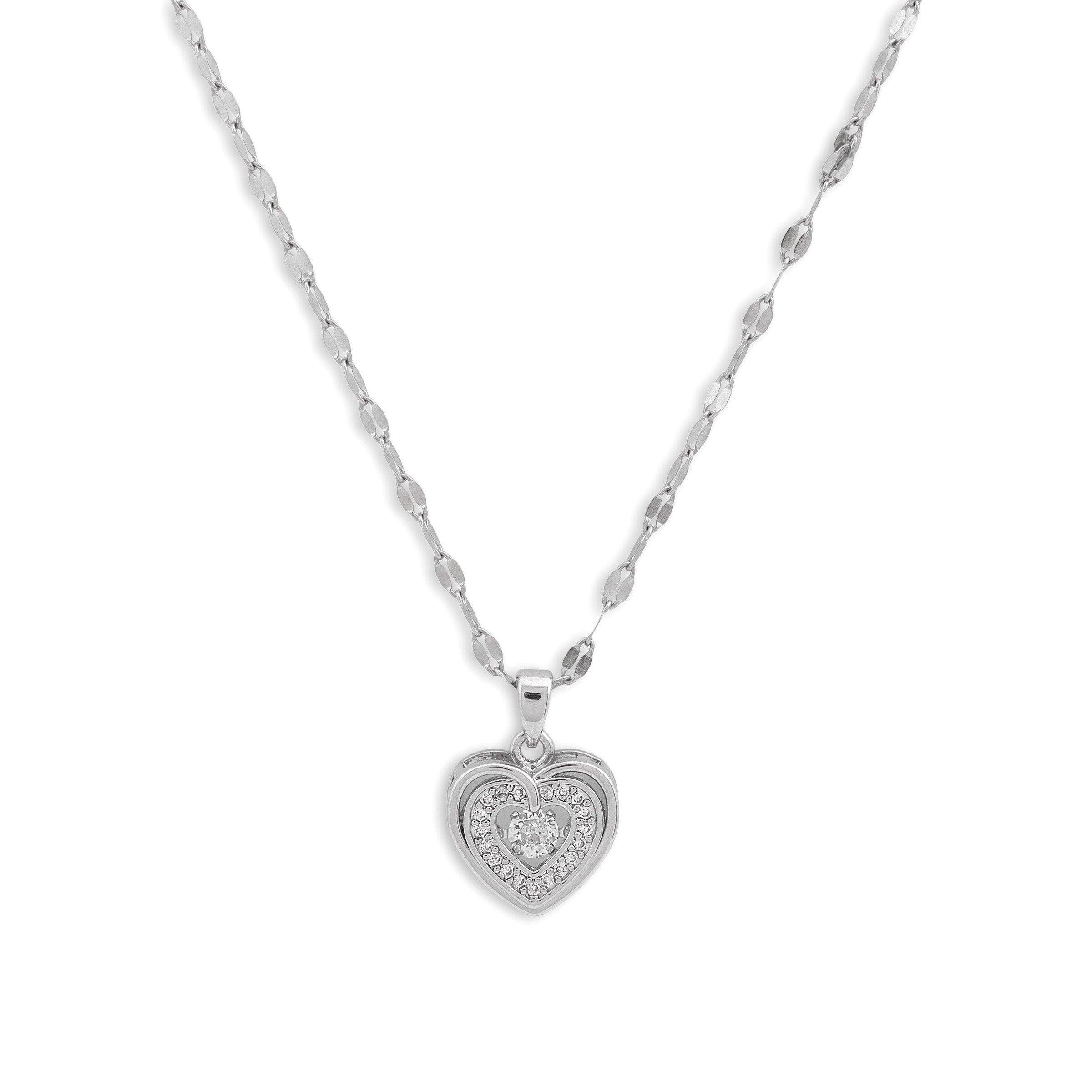 Stainless Steel Heart Pendant (3198876) | Stainless Steel
