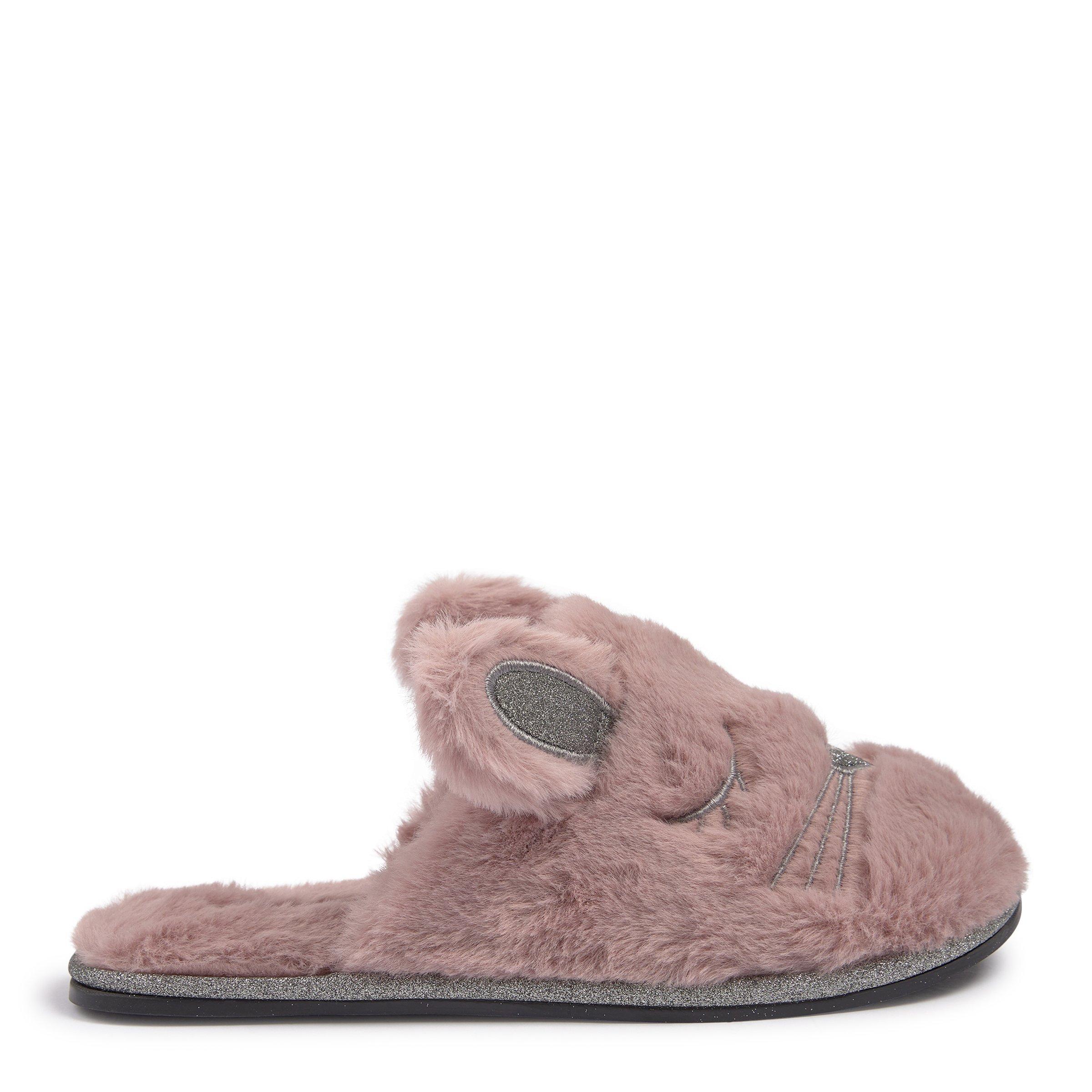 Pink Plush Slippers (3198903) | Identity