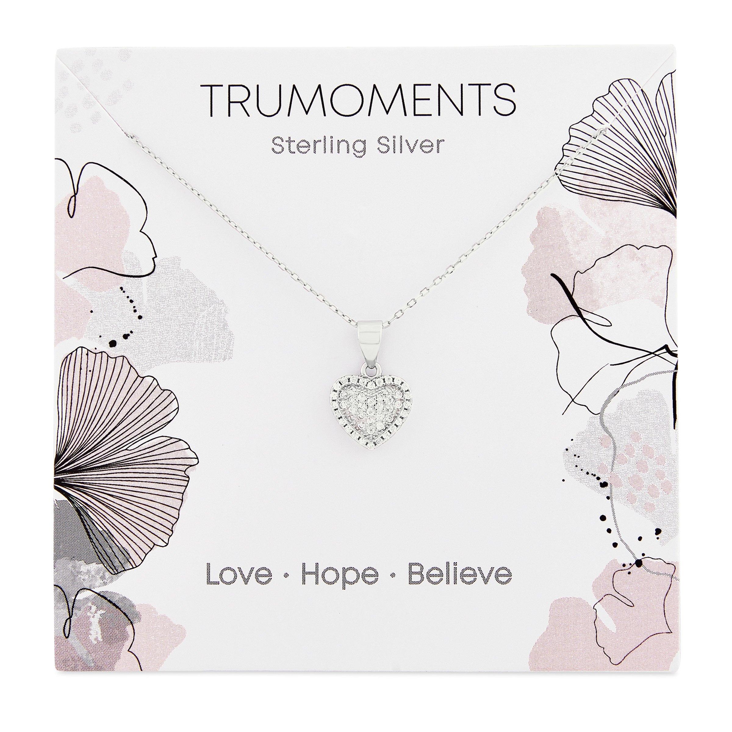 Love Hope Believe Heart Pendant (3199133) | Sterling Silver
