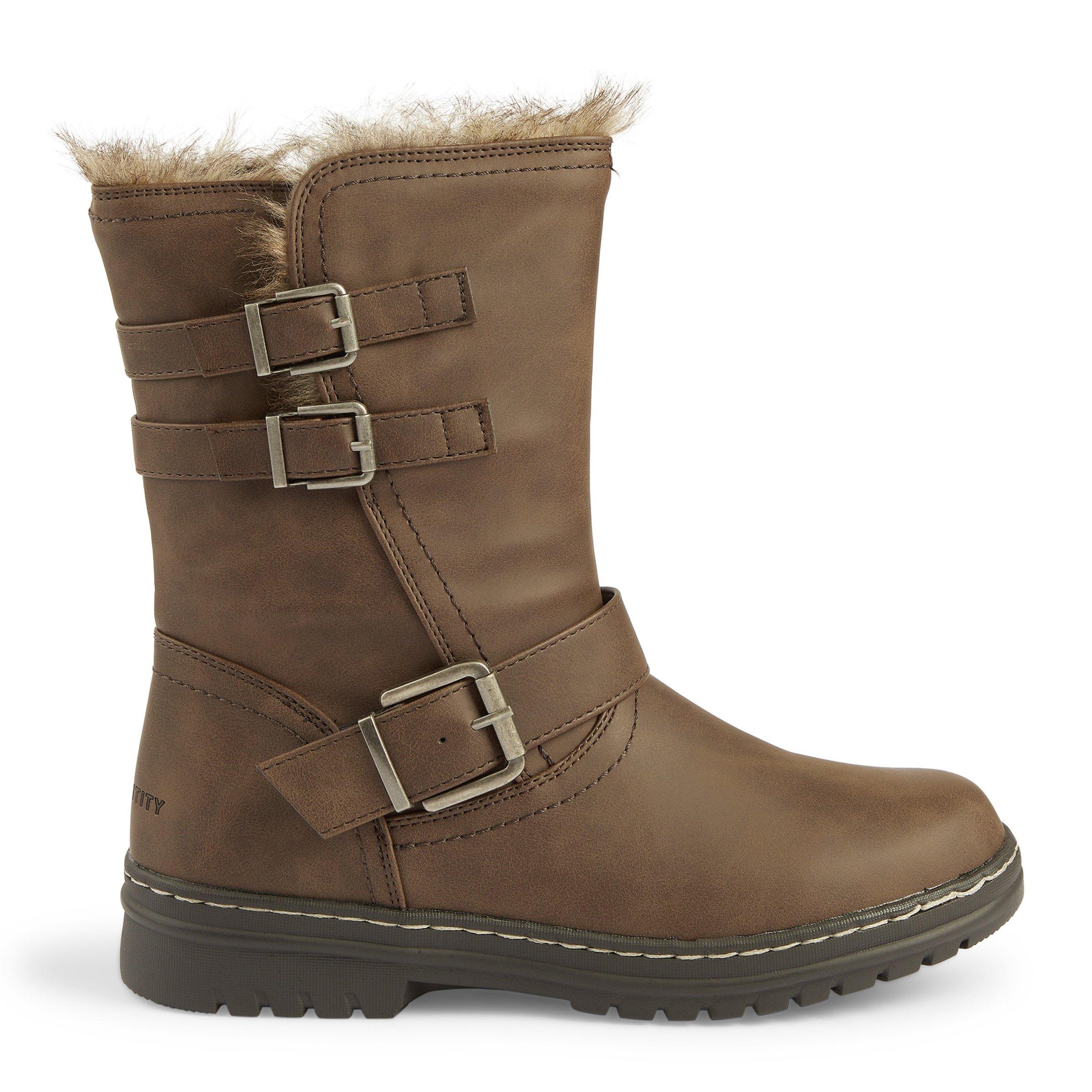 Brown Boot with Buckle Detail (3199326) | Identity