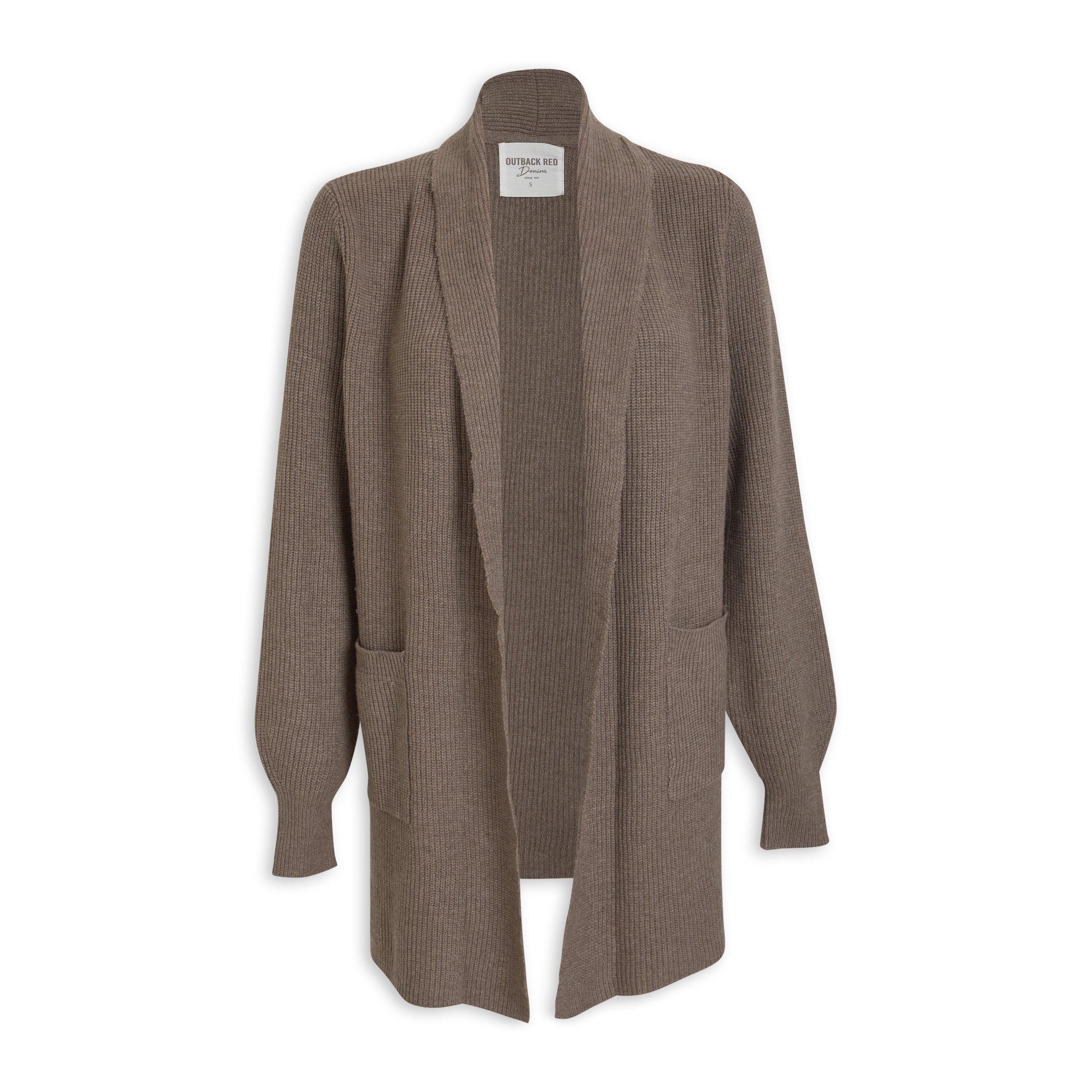 Mocha Brown Long Cardigan (3199444) | OUTBACK RED