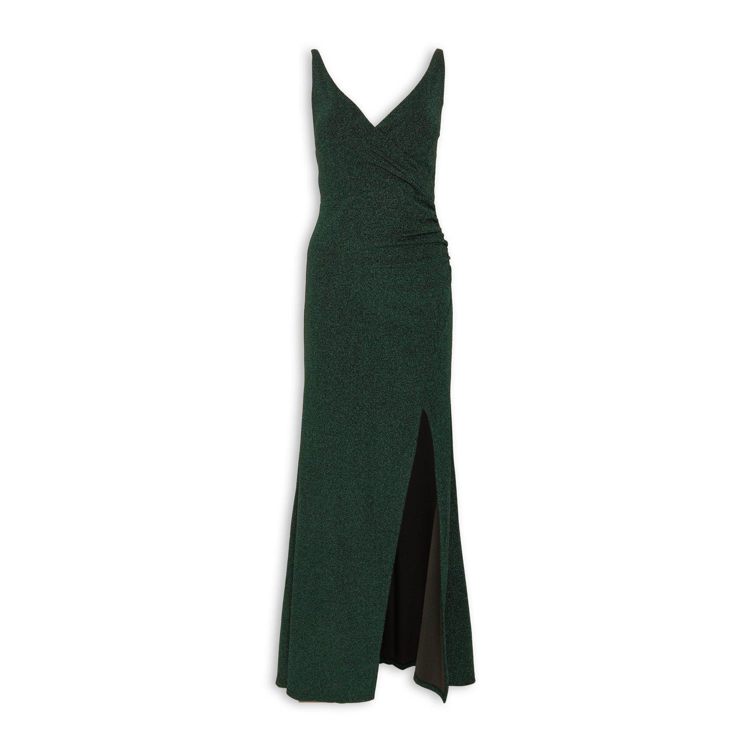 Forest Green Sparkle Dress (3200097) | Miss Port