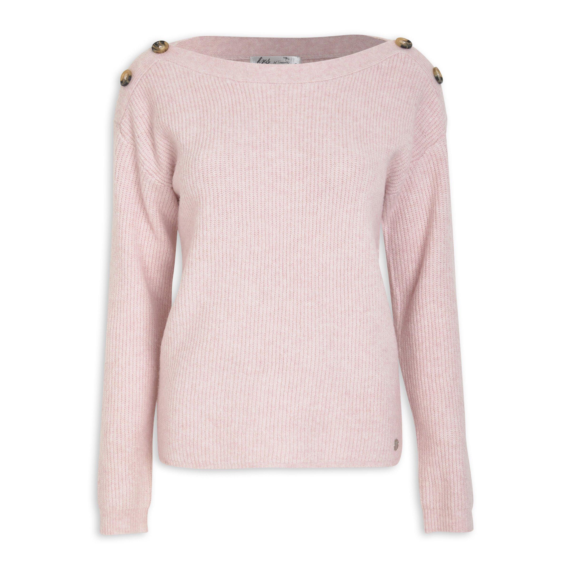 Pink Jersey with Button Detail (3200116) | TRS