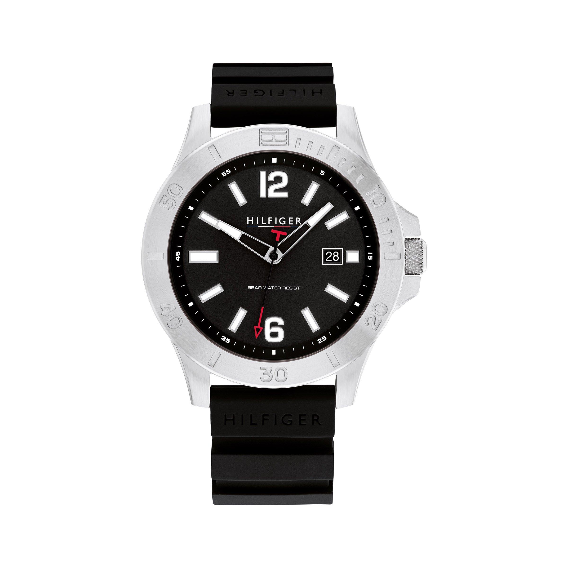 Black Silicone Ryan Watch (3200195) | Tommy Hilfiger