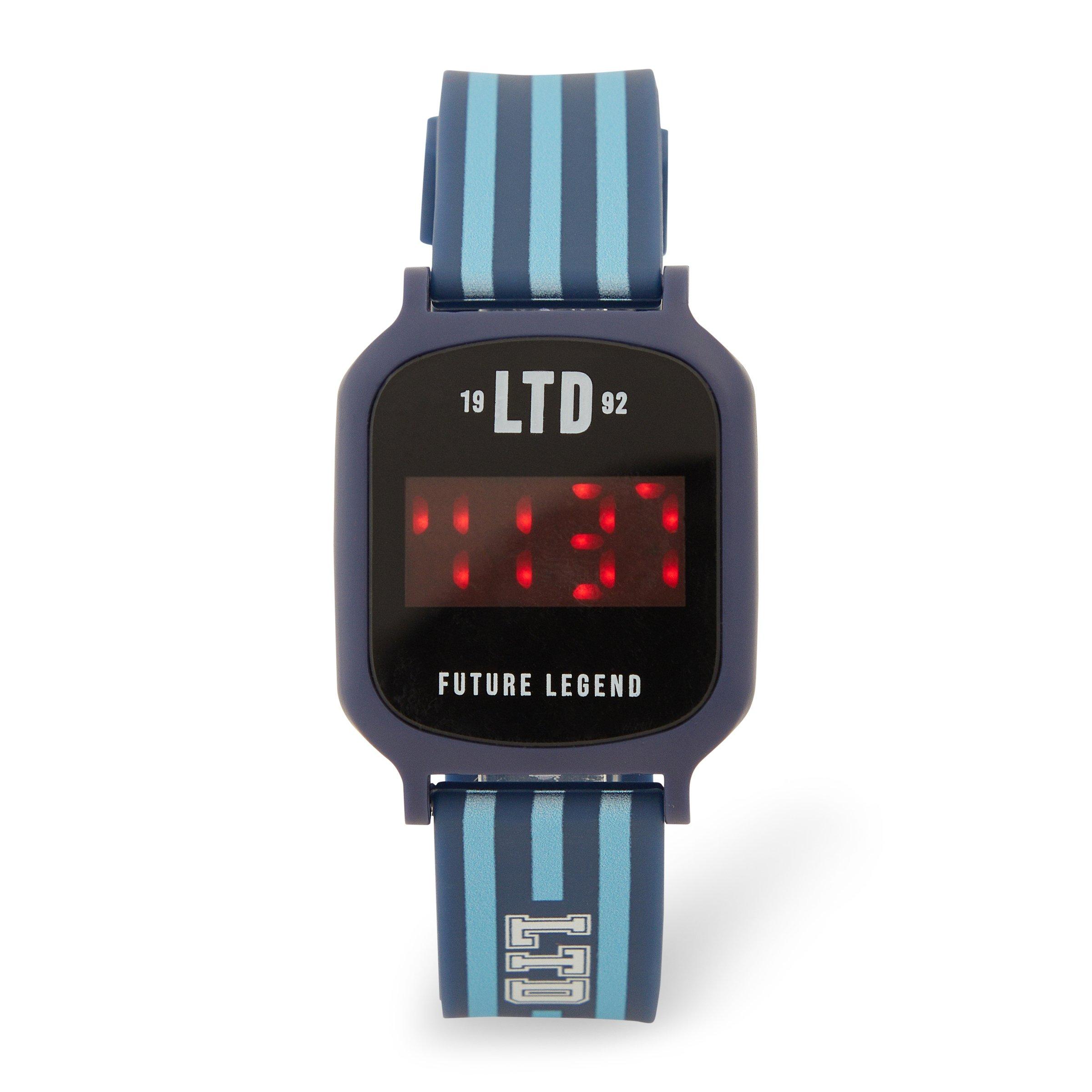Blue Stripe Digital Kids Watch (3200205) | LTD Kids