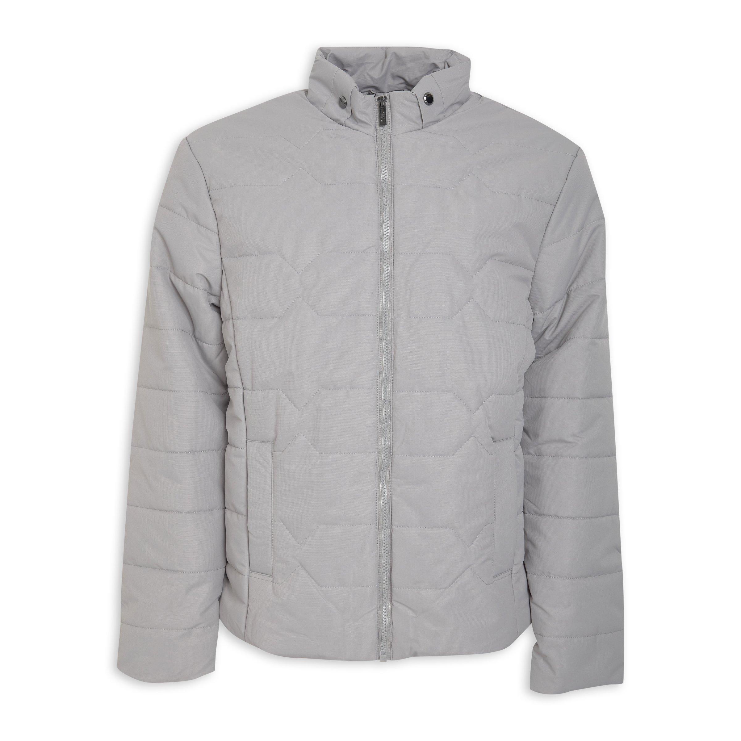 Grey Soft Shell Puffer Jacket (3200226) | Rosati Uomo