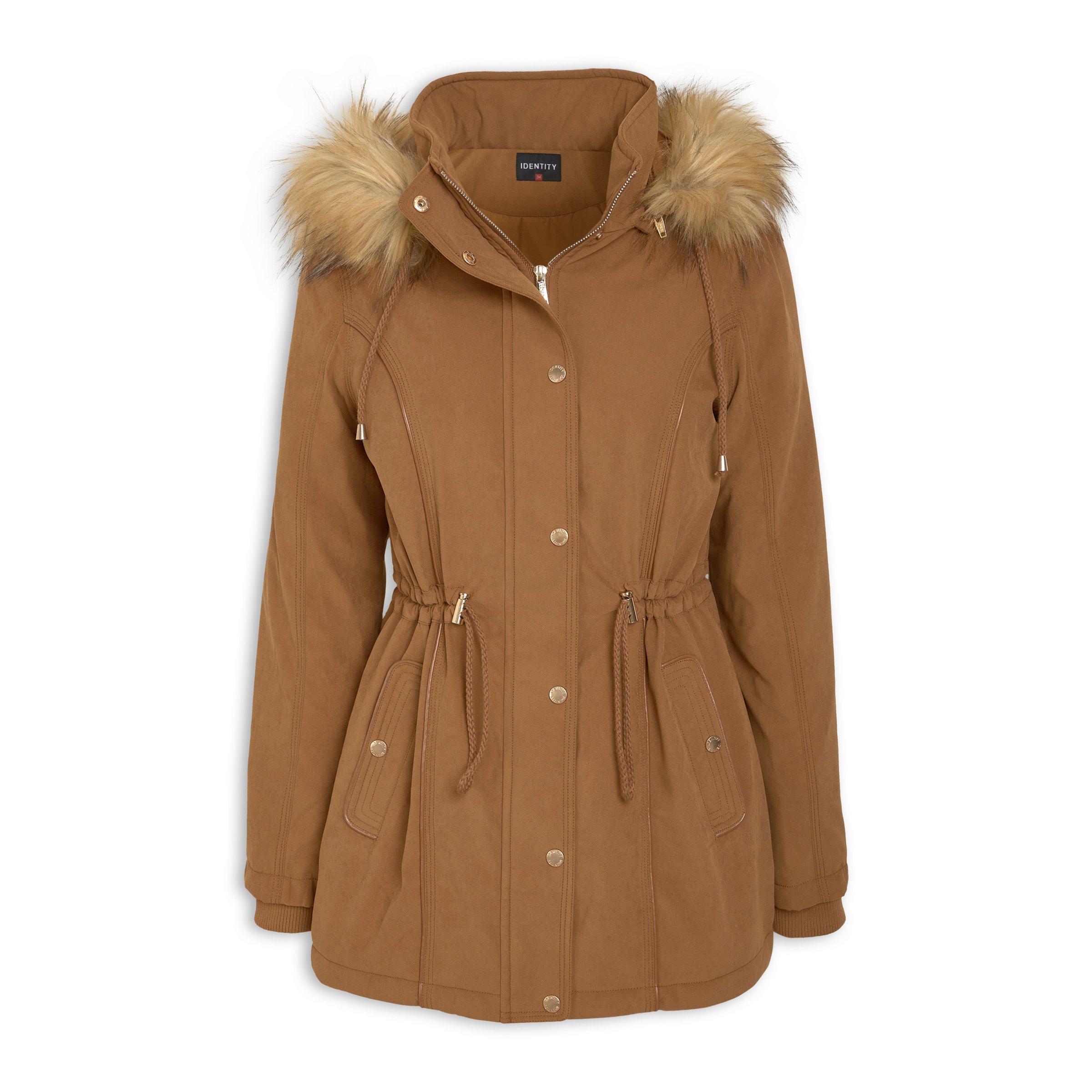 Tan Parka Jacket (3200314) | Identity