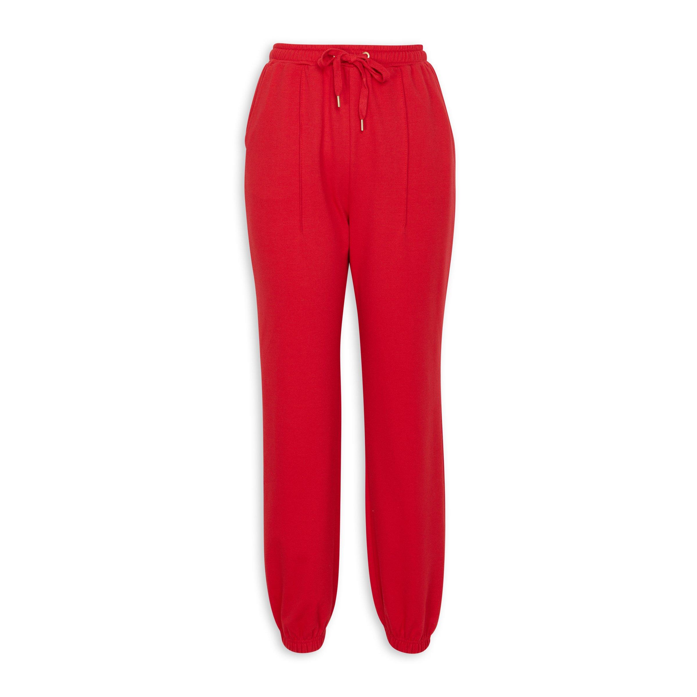 Red Jogger Pants with Drawstrings (3200319) | Inwear