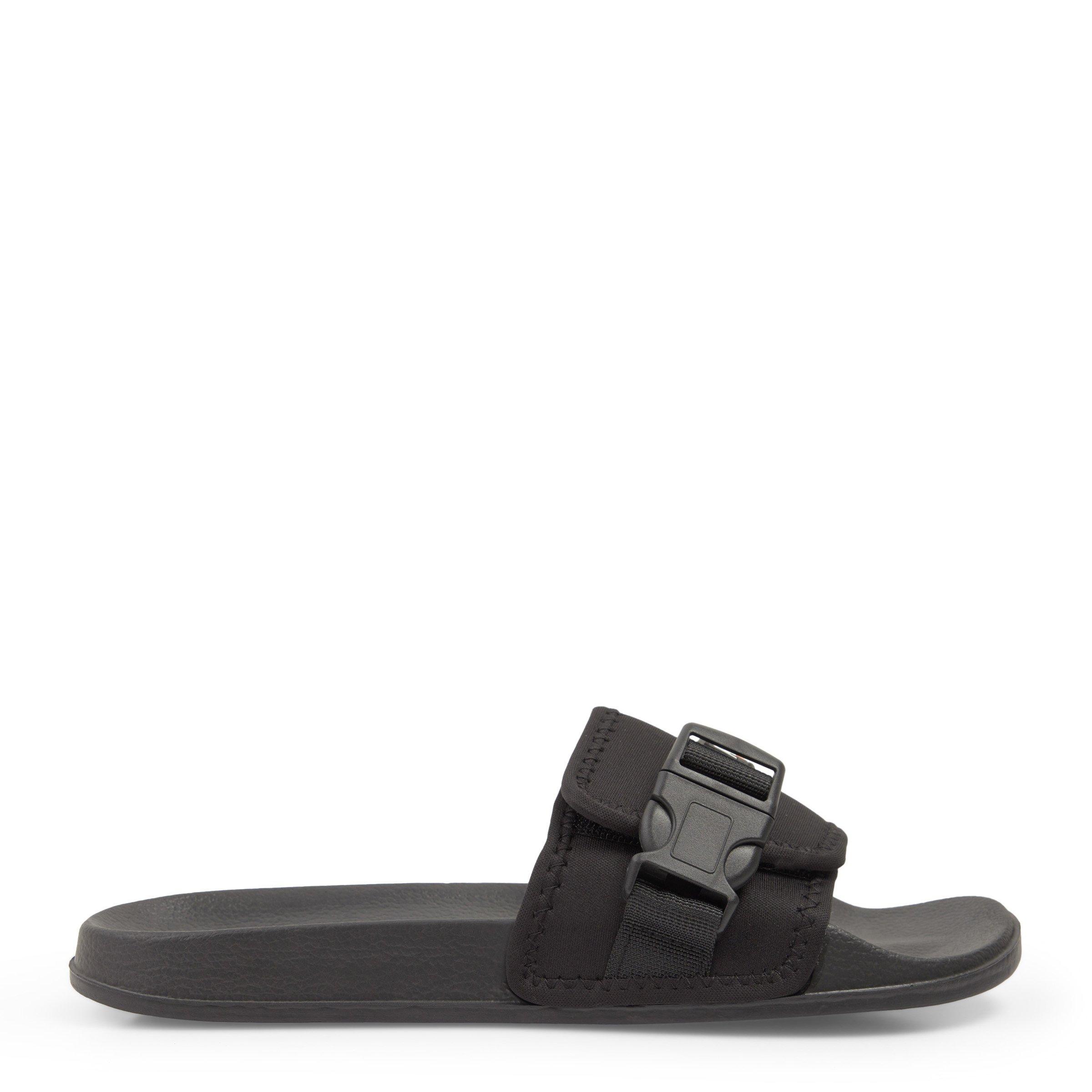 Black Utility Pool Slides (3200349) | Fuel