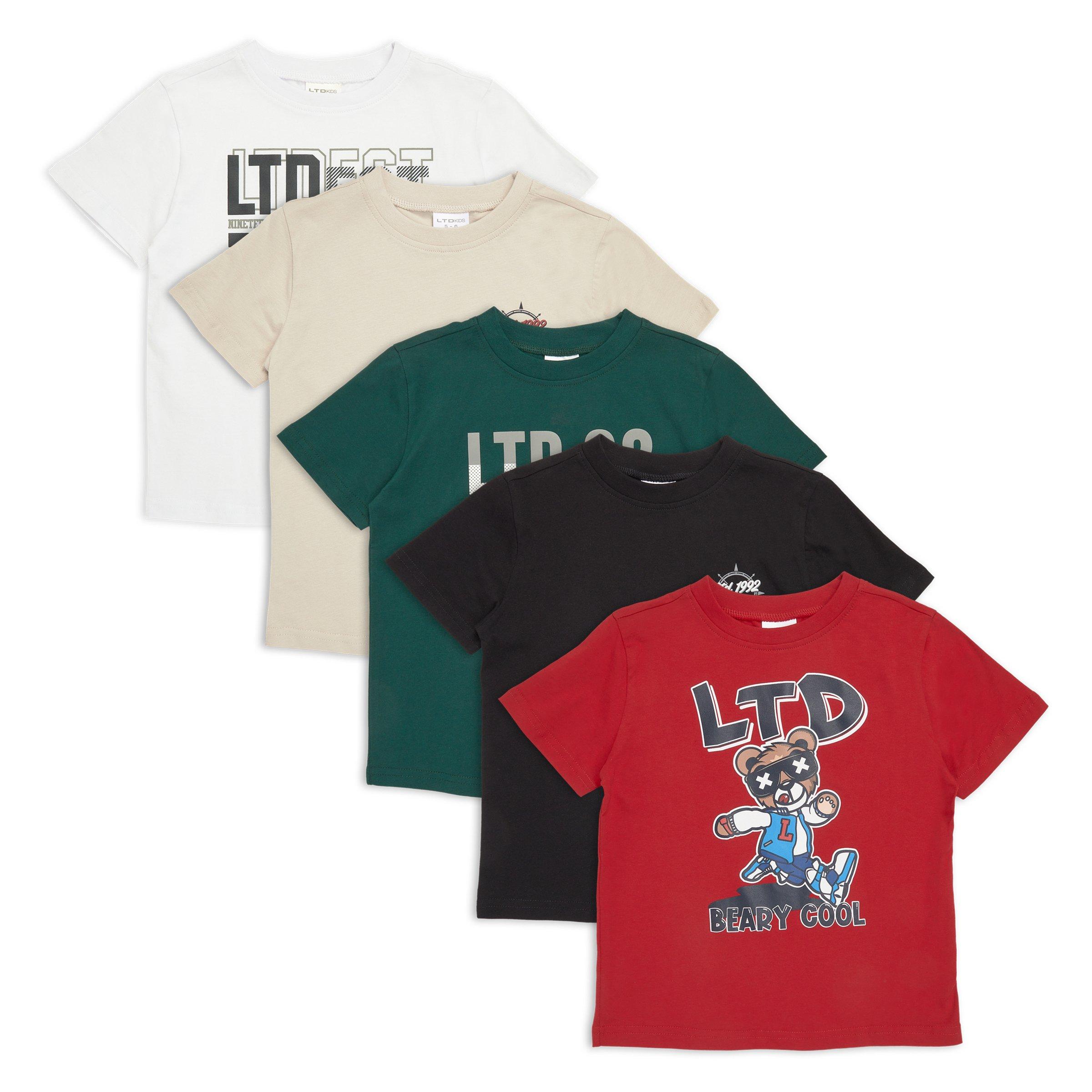 Kid Boys 5-pack T-shirts (3200465) | LTD Kids