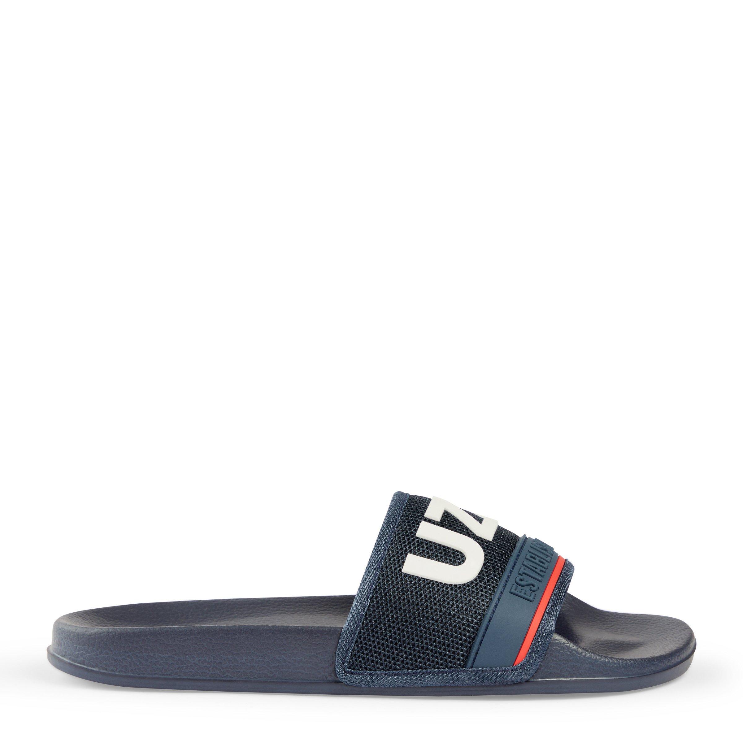 Navy Pool Slides (3200584) | UZZI