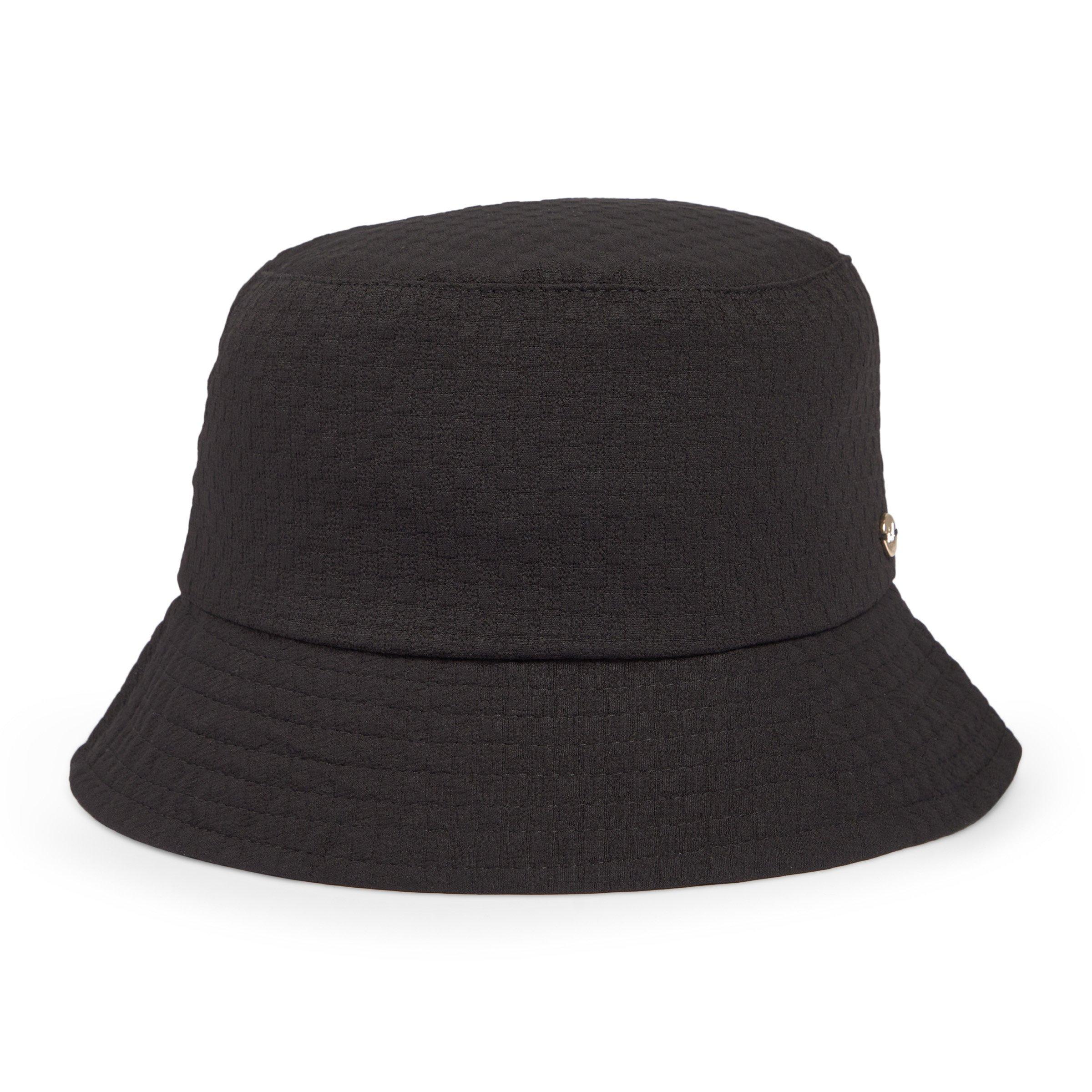 Black Textured Bucket Hat (3200605) | Identity