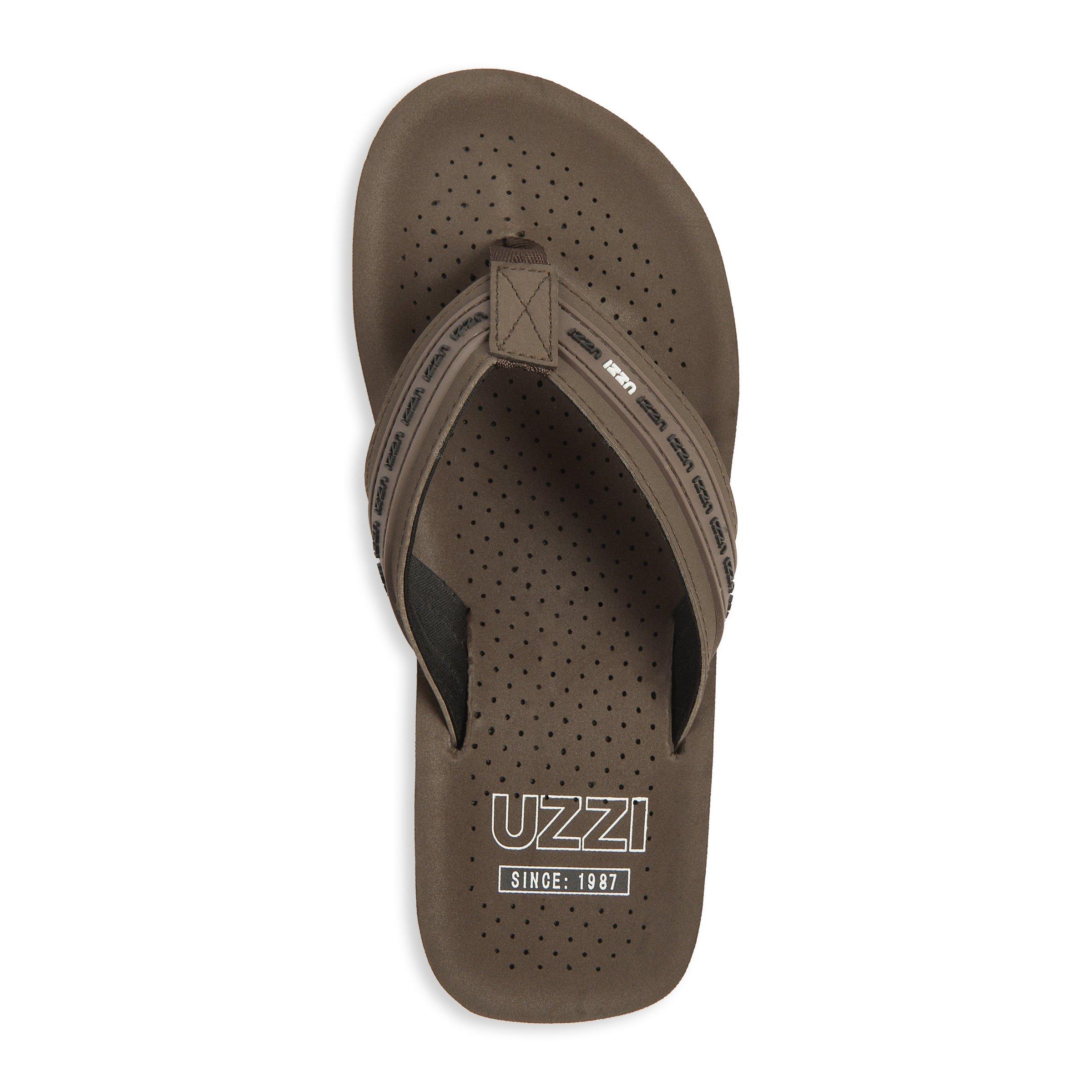 Brown Flip Flops (3200638) | UZZI