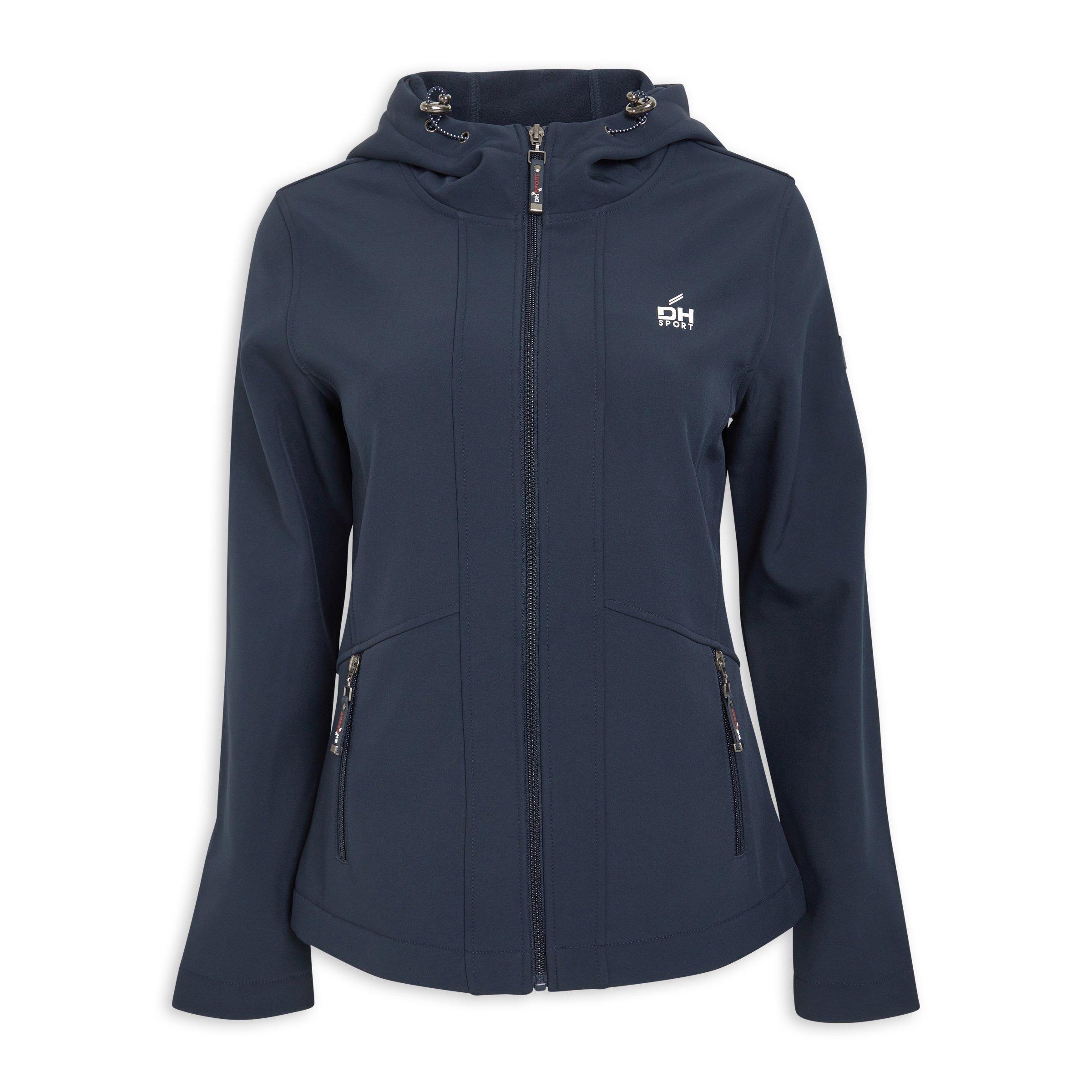 Navy Soft Shell Zip-through Jacket (3200702) | Daniel Hechter