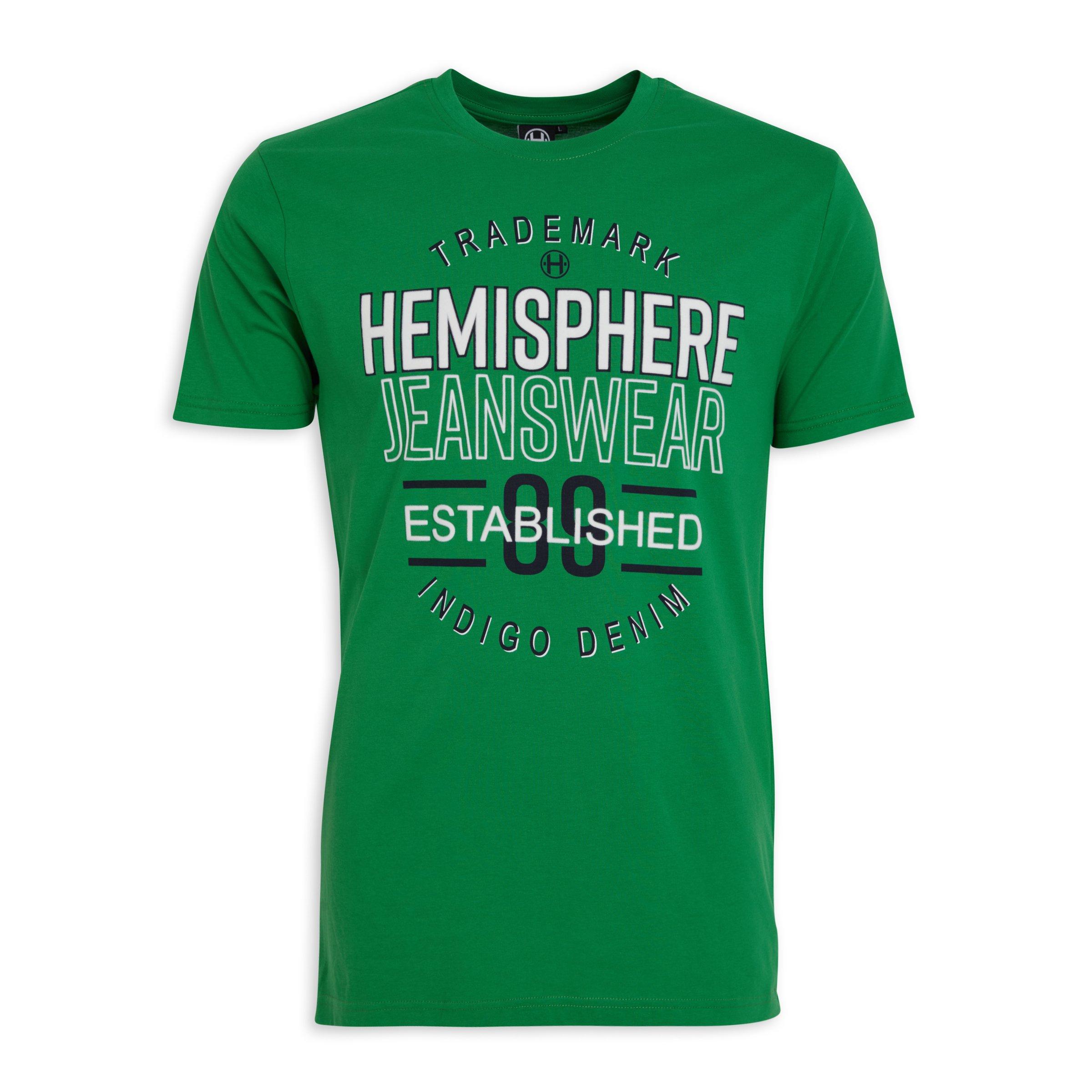 Green Branded T-shirt (3200709) | Hemisphere