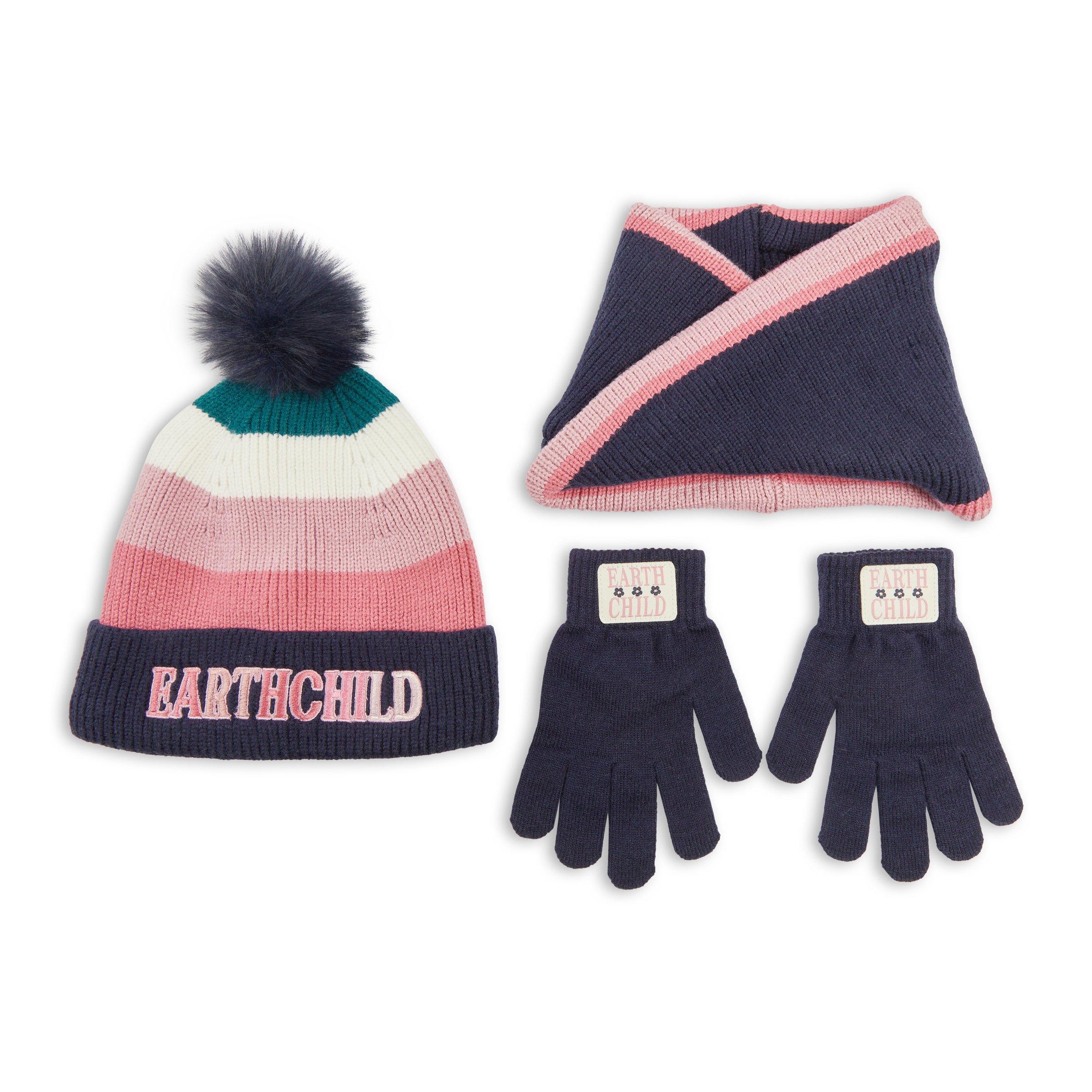 Girls Beanie Snood and Gloves Set (3200725) | Earthchild