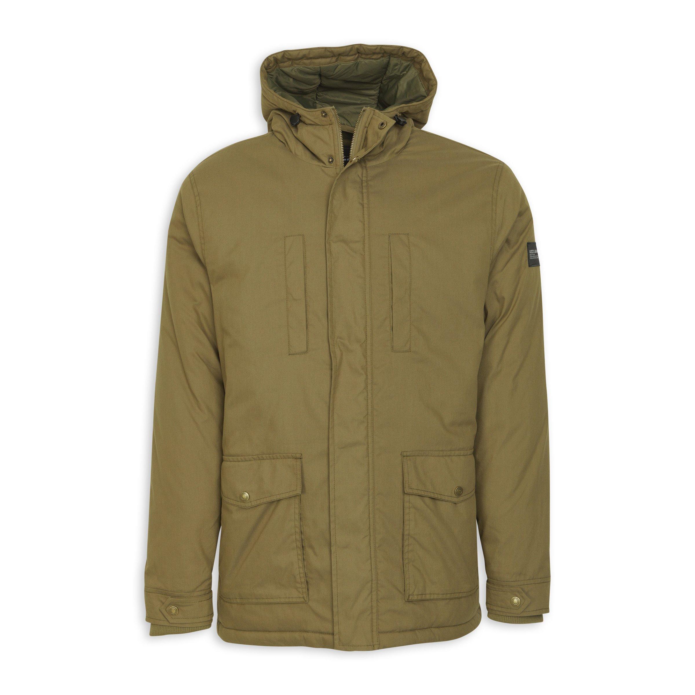 Brown Parka Jacket (3200758) | UZZI