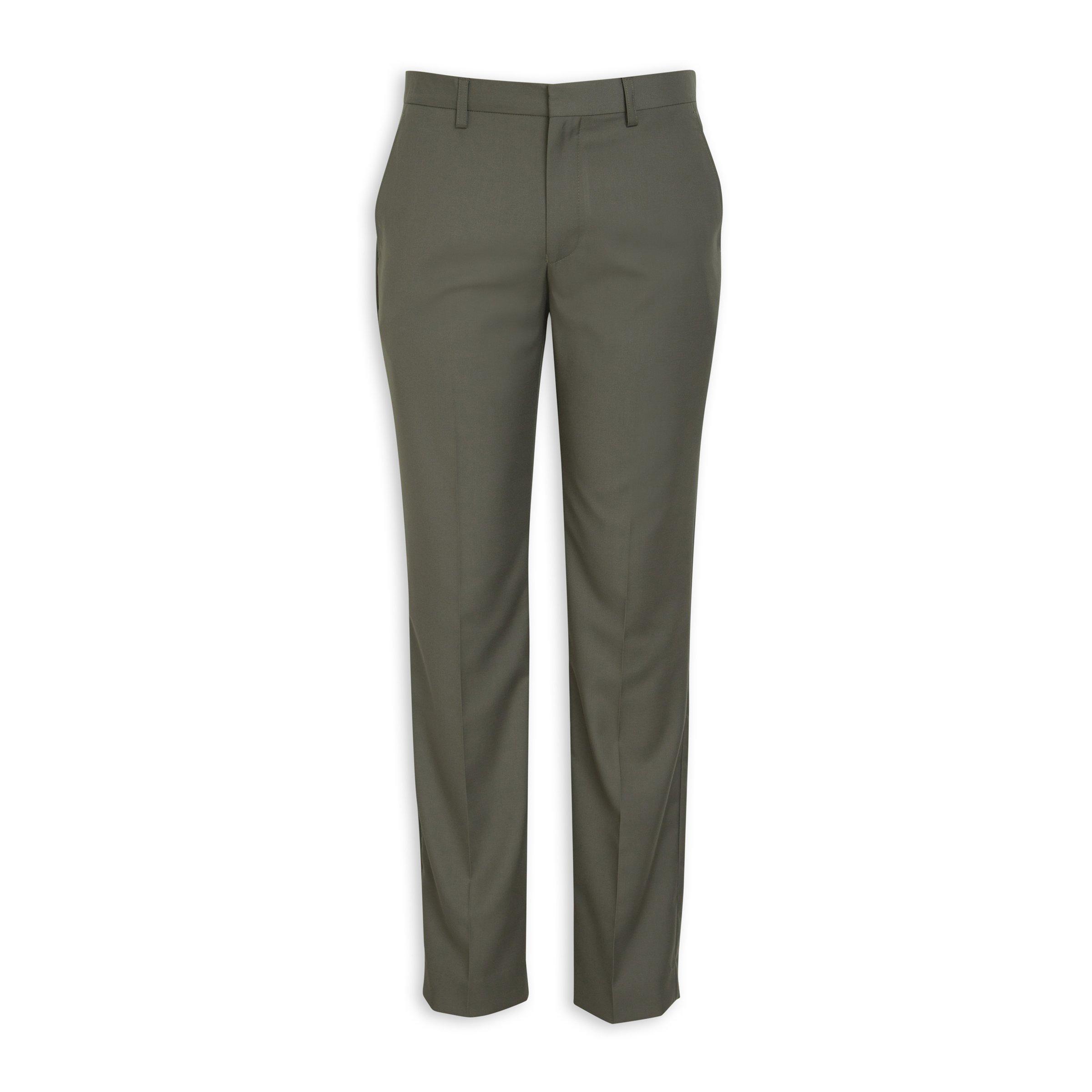 Green Regular Fit Pants (3200821) | Truworths Man