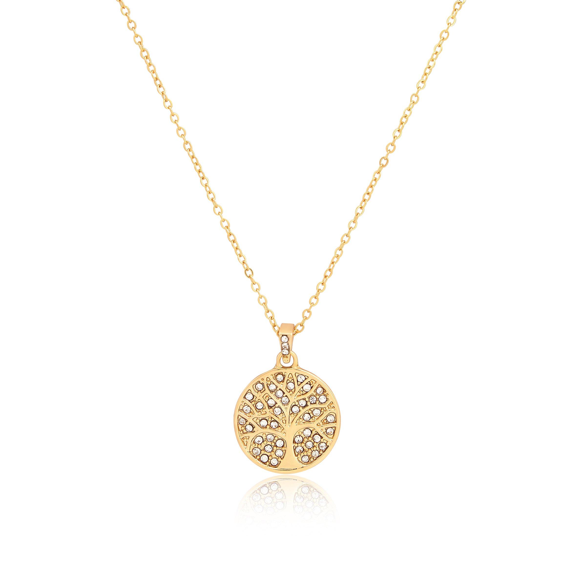 Gold Colour Plated Stone Tree Of Life (3200999) | Sparkle