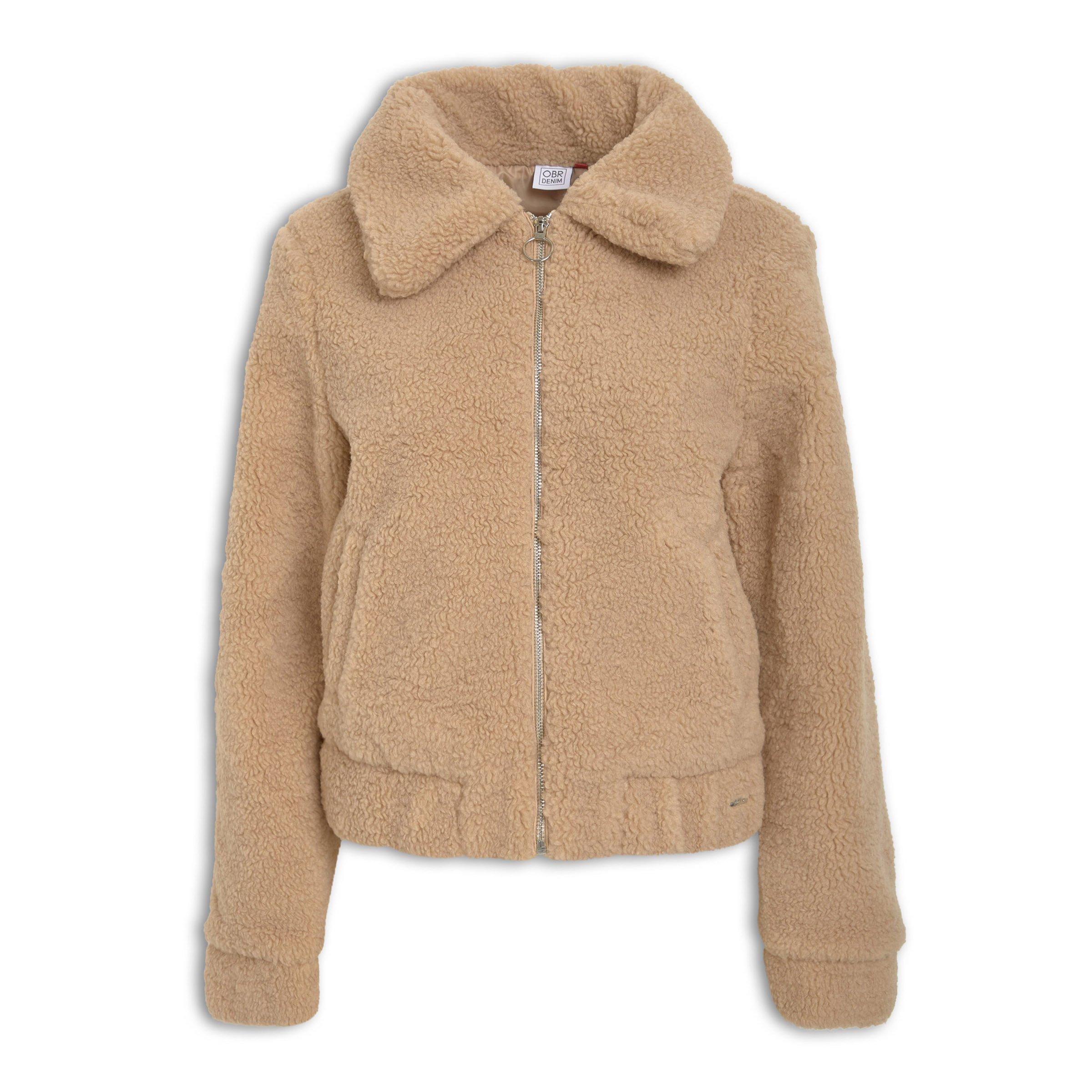 Tan Zip-through Jacket (3201057) | OUTBACK RED