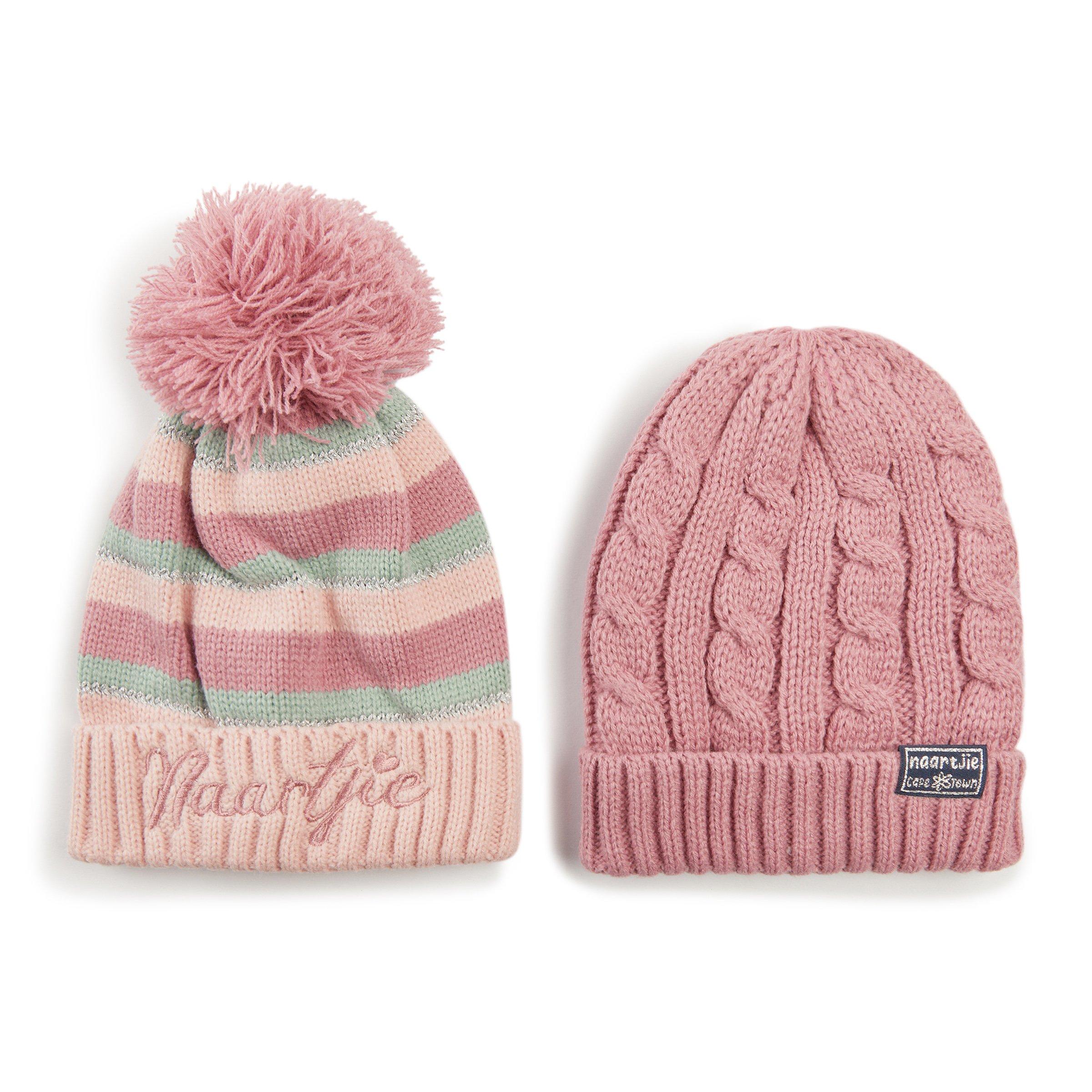 Baby Girls 2-pack Beanies (3201321) | Naartjie