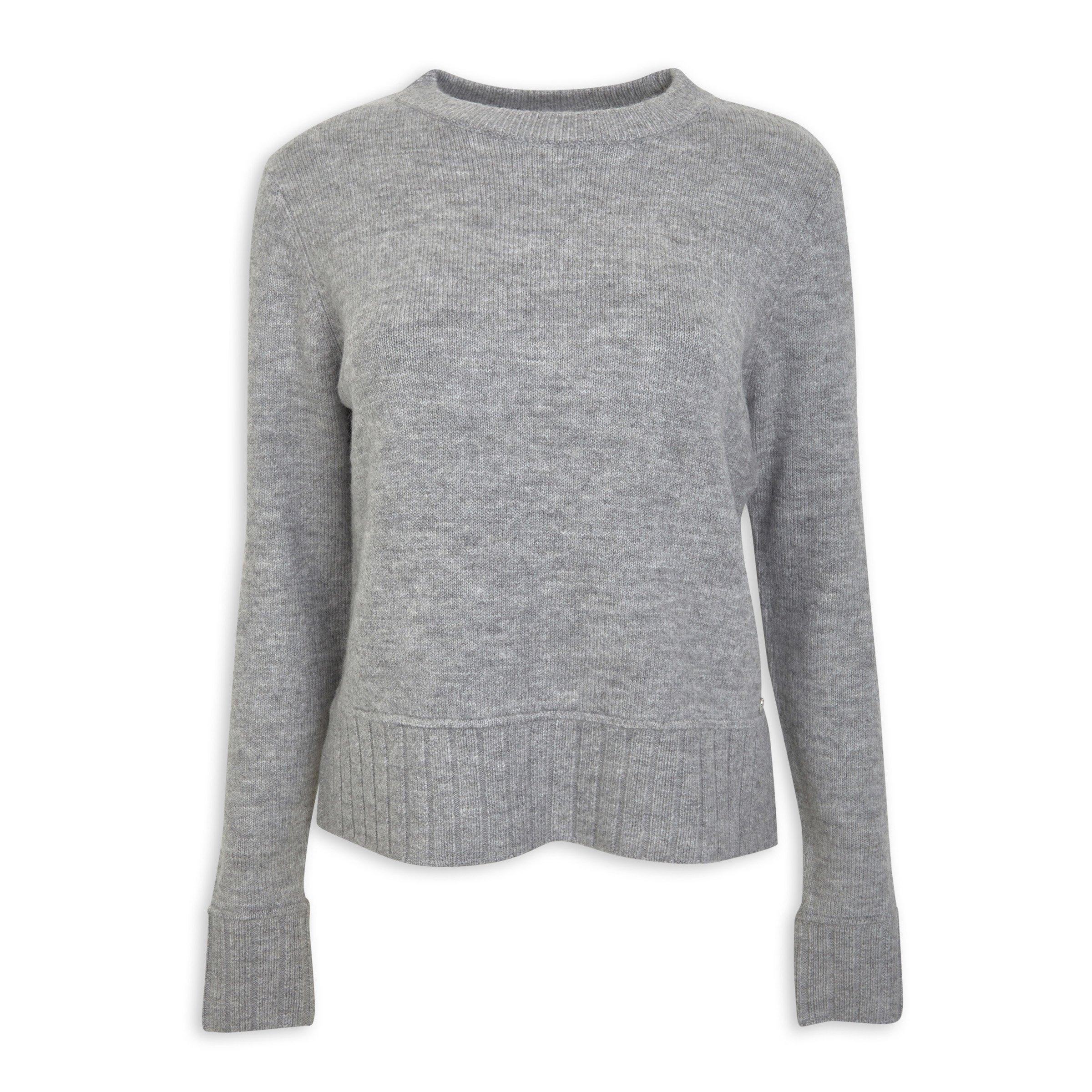 Grey Knit Top (3201541) | Hey Betty