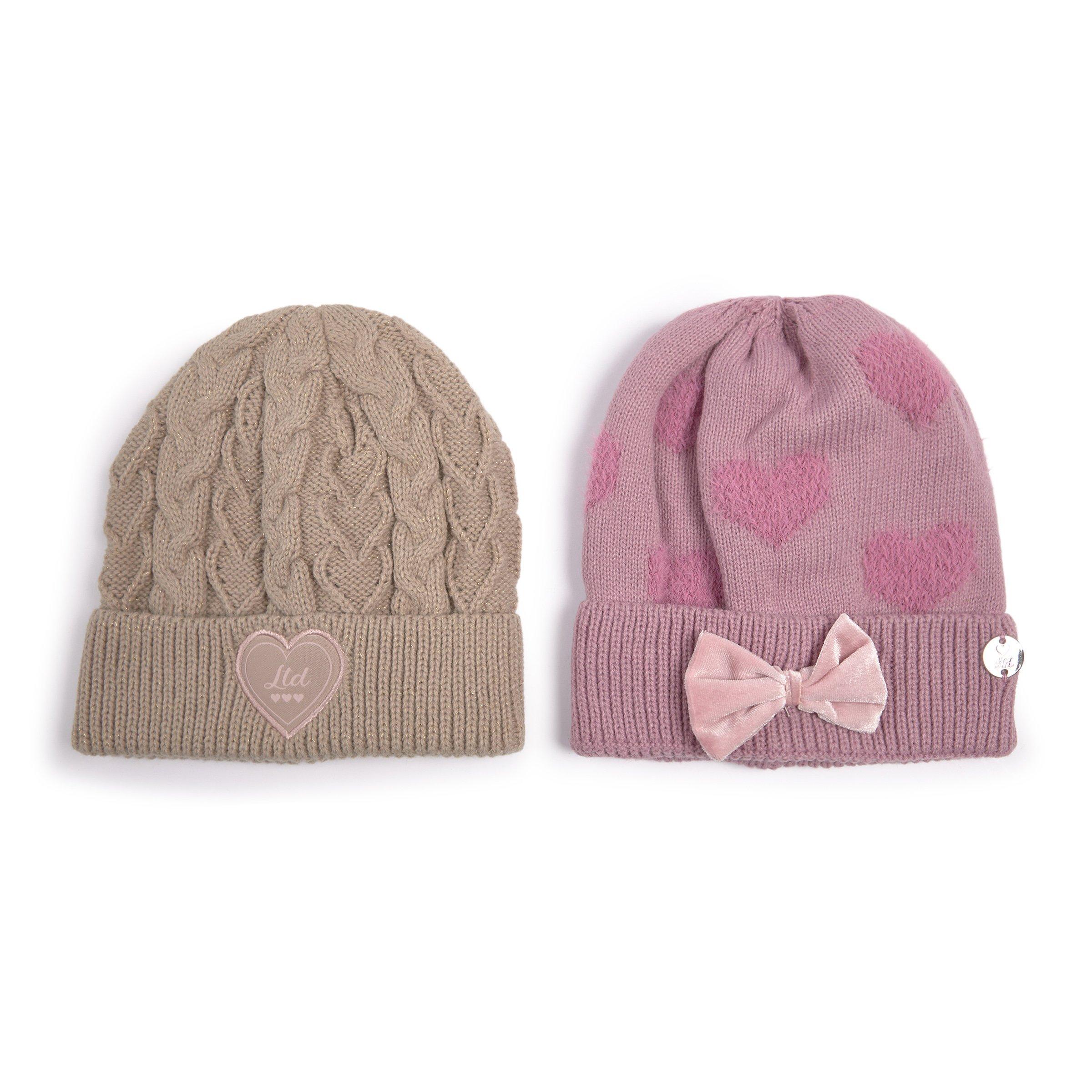 Kid Girls 2-pack Beanies (3201585) | LTD Kids