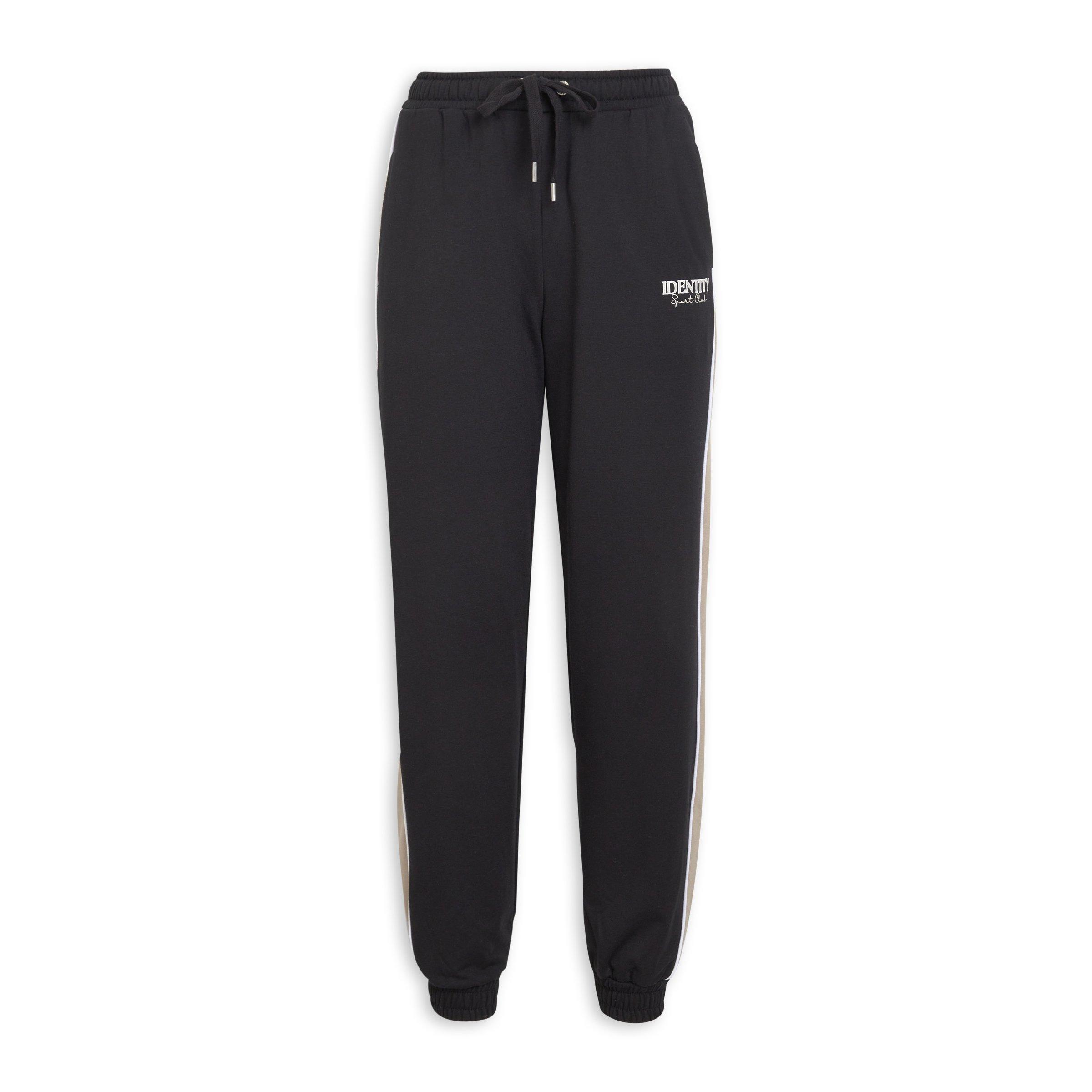 Brown Side Stripe Jogger Pants (3201816) | Identity