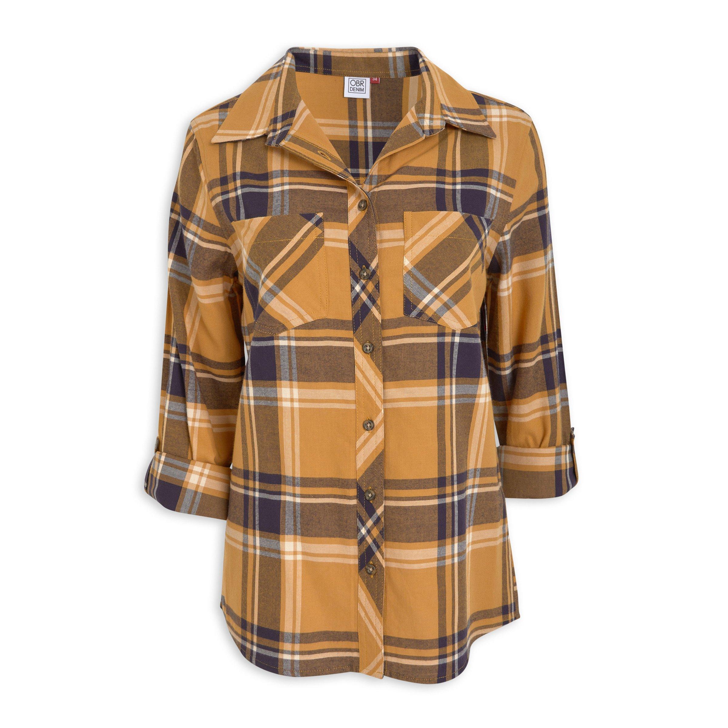 Mustard Yellow Check Shirt (3201840) | OUTBACK RED