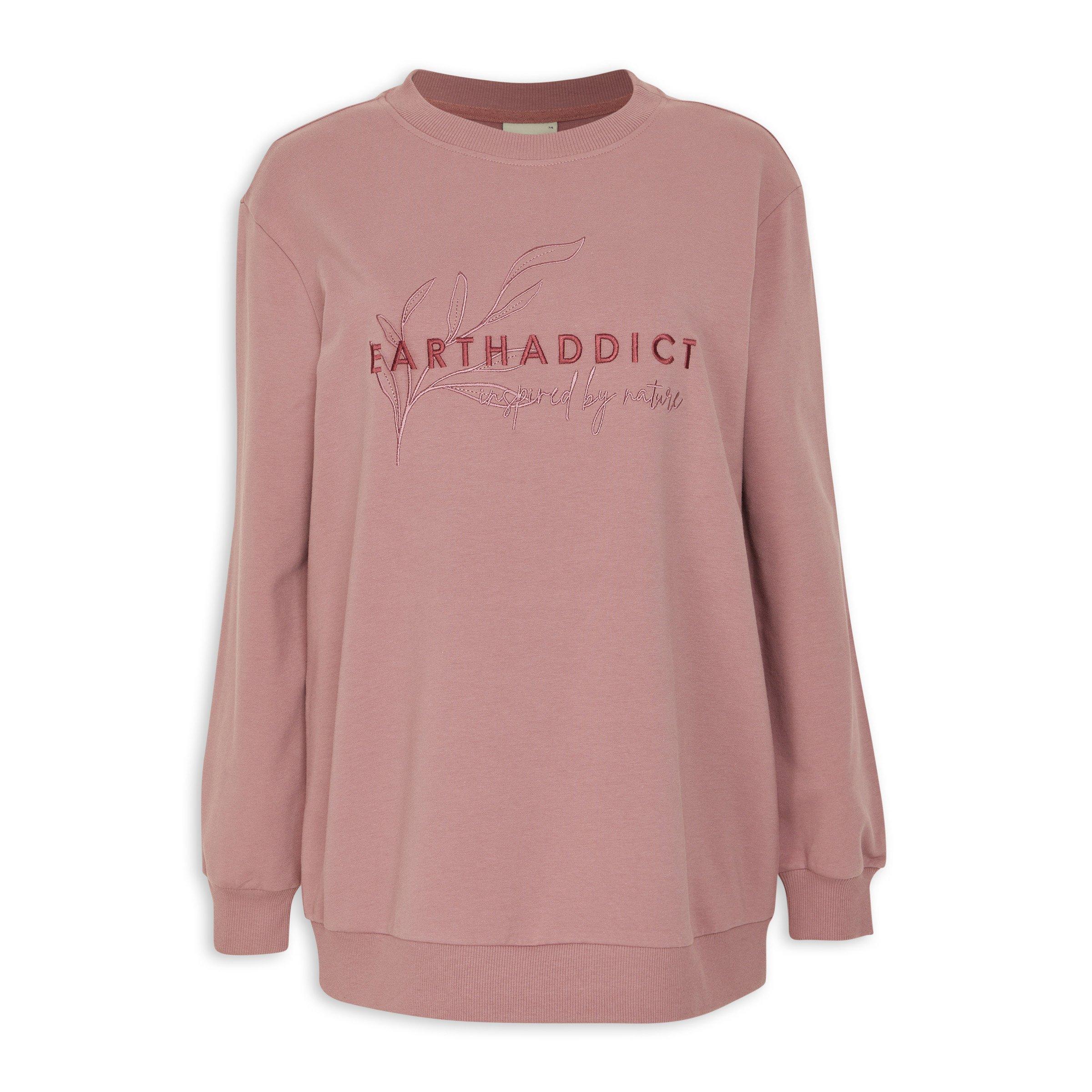 Pink Oversized Sweatshirt (3201884) | Earthaddict