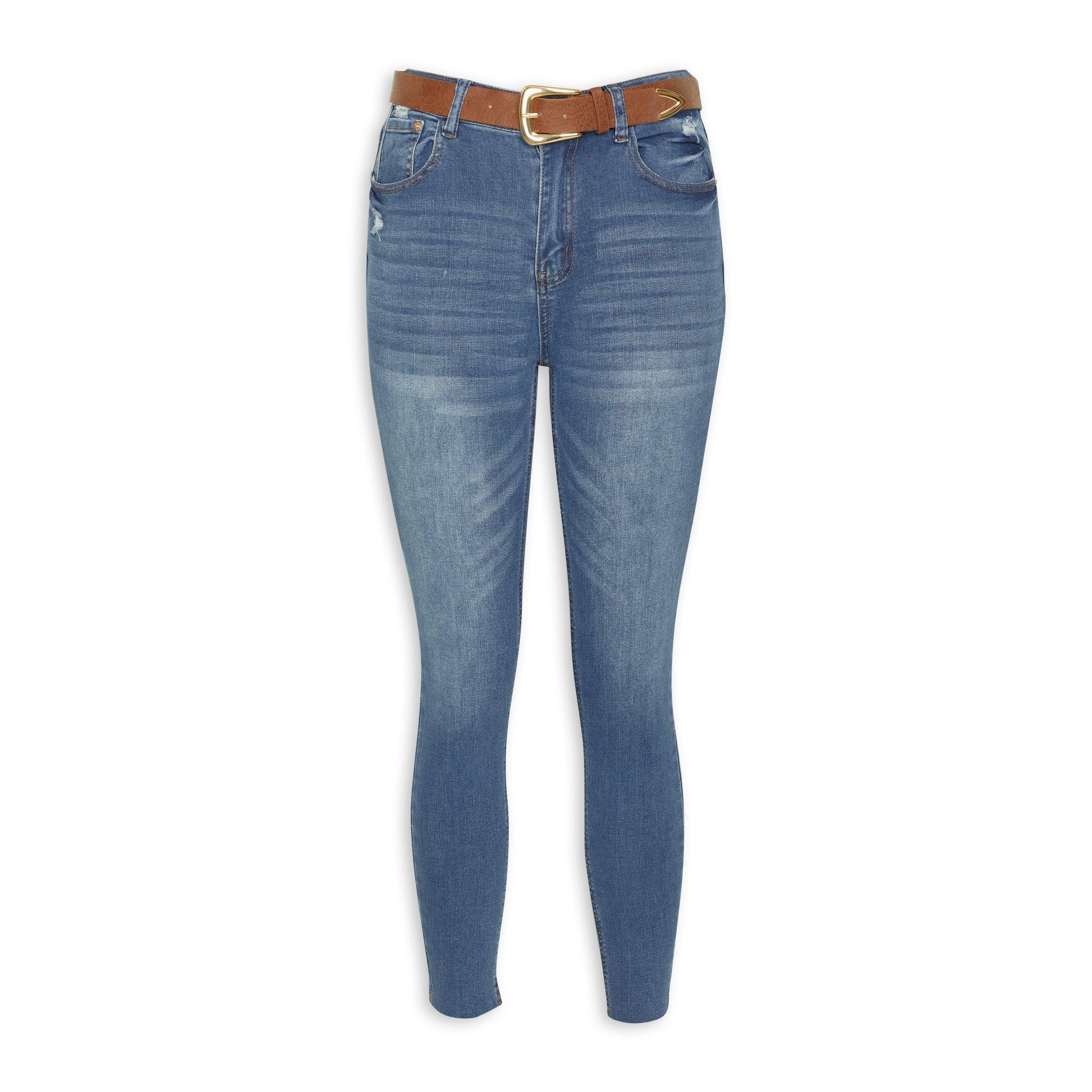 Blue Belted Skinny Jeans (3202080) | Identity