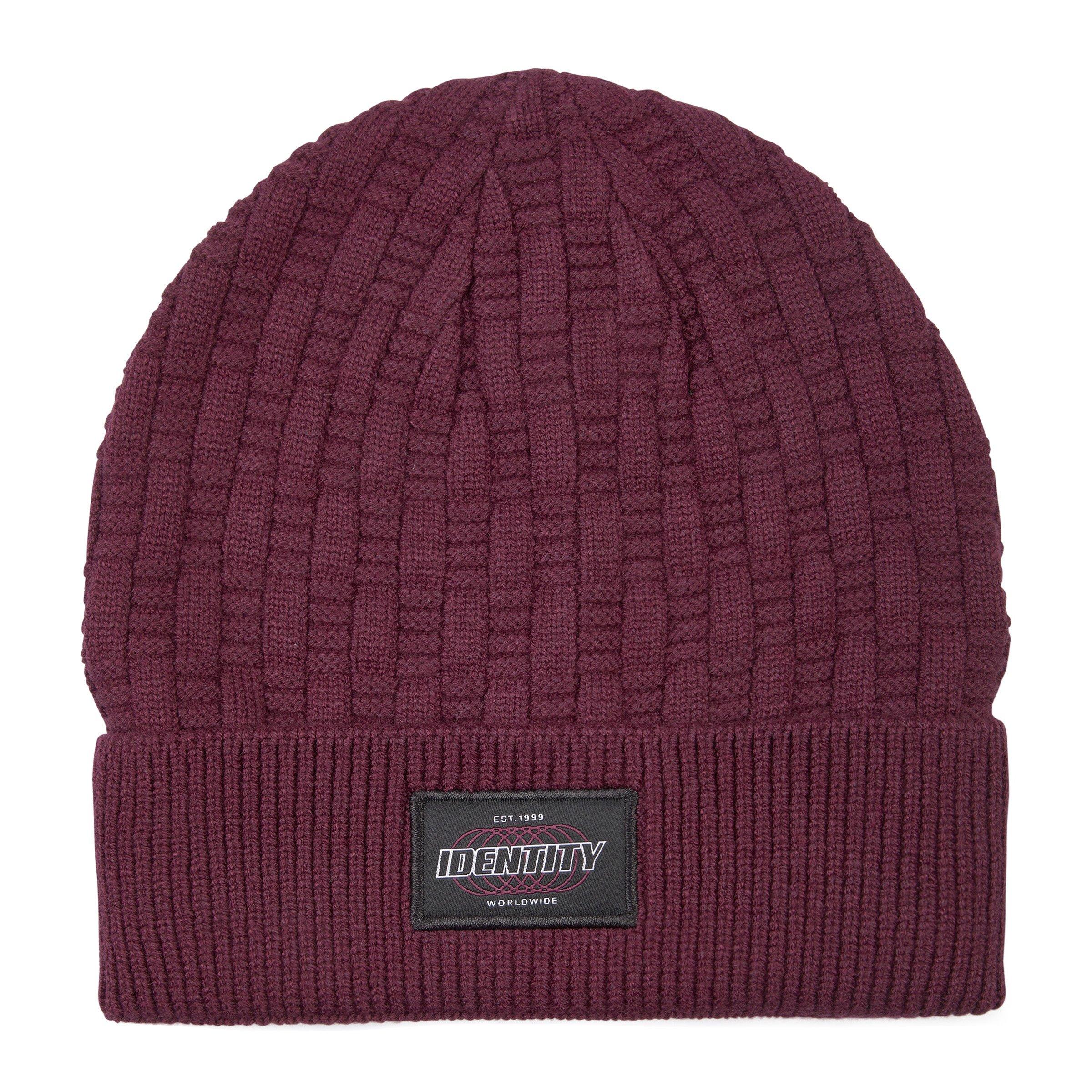 Burgundy Beanie (3202176) | Identity